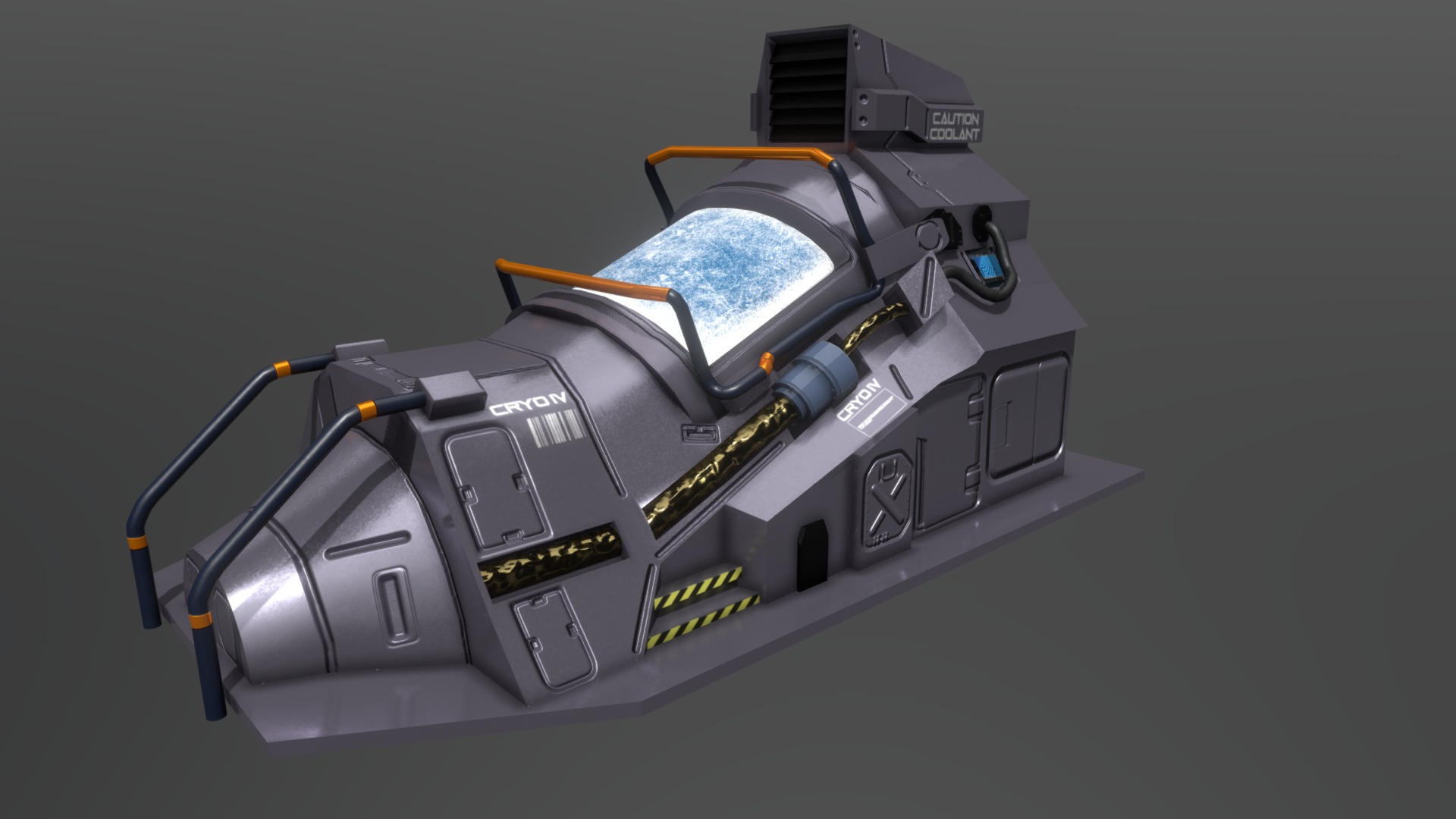 Stasis Pod - 3D model by Evan Gilbert (@evangilbert) [60f851c] - Sketchfab