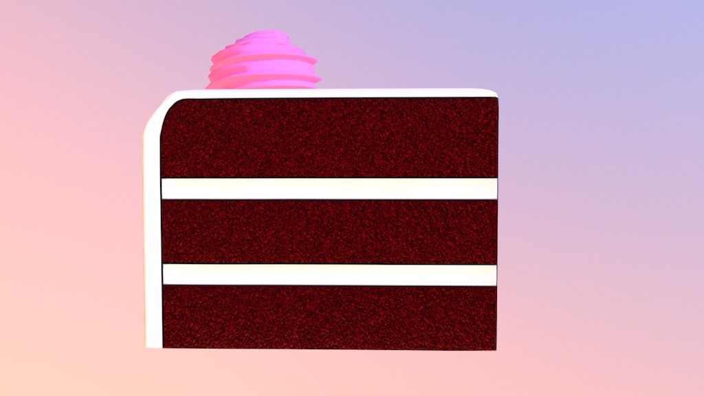 Cake Slice - 3D model by Delwyn (@dappiah) [60fc631] - Sketchfab