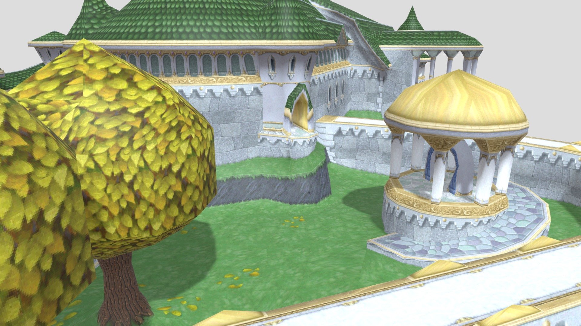 Spyro PS1 Original Map Autumn Plains - Download Free 3D model by ...