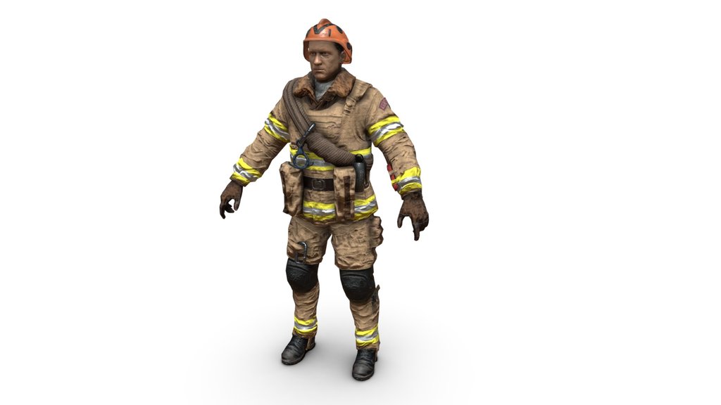 Firefighter - A 3D model collection by aidinsalsabili - Sketchfab