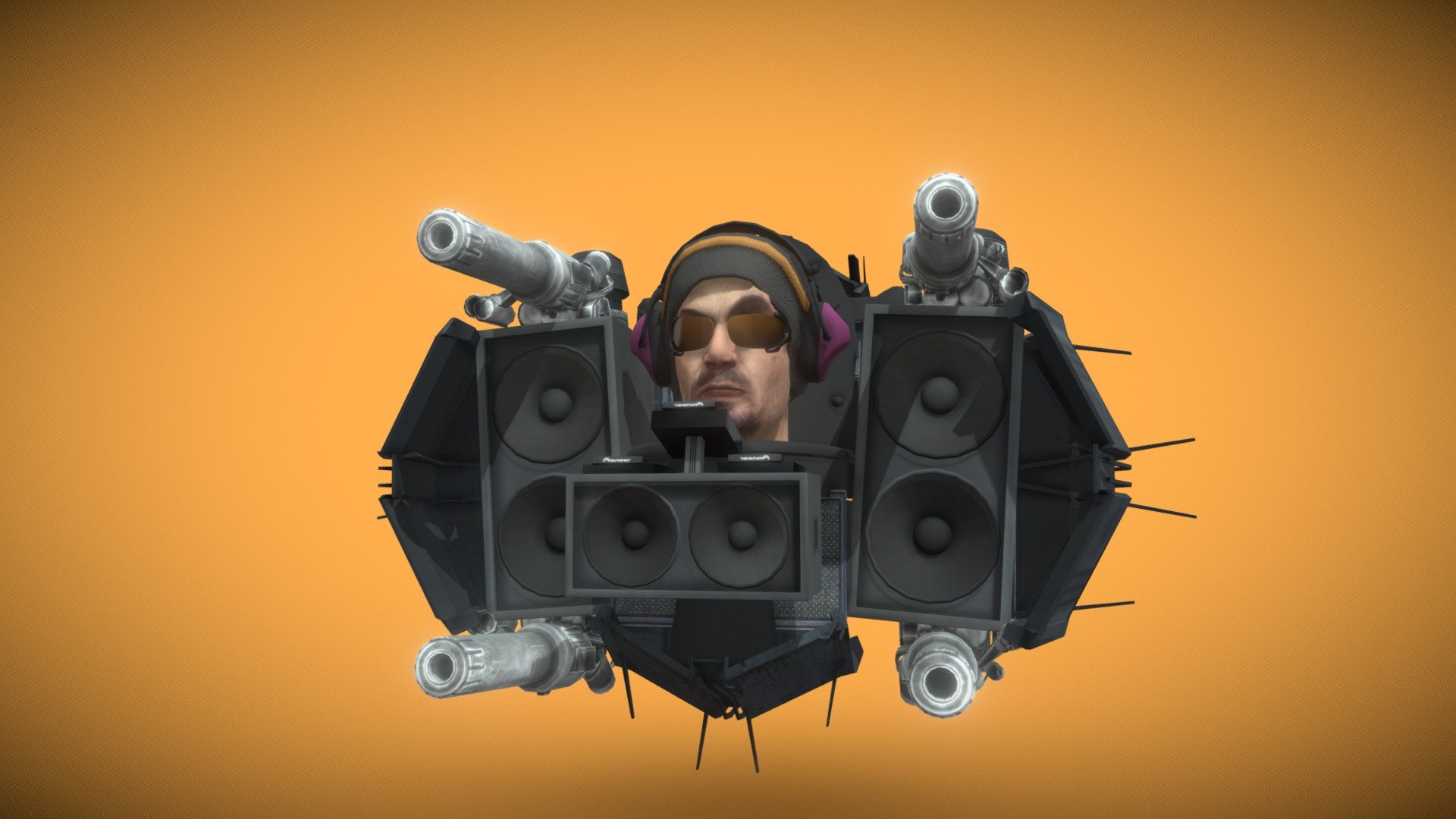 Upgraded DJ Toilet - Download Free 3D model by wingling (@Wing12 ...
