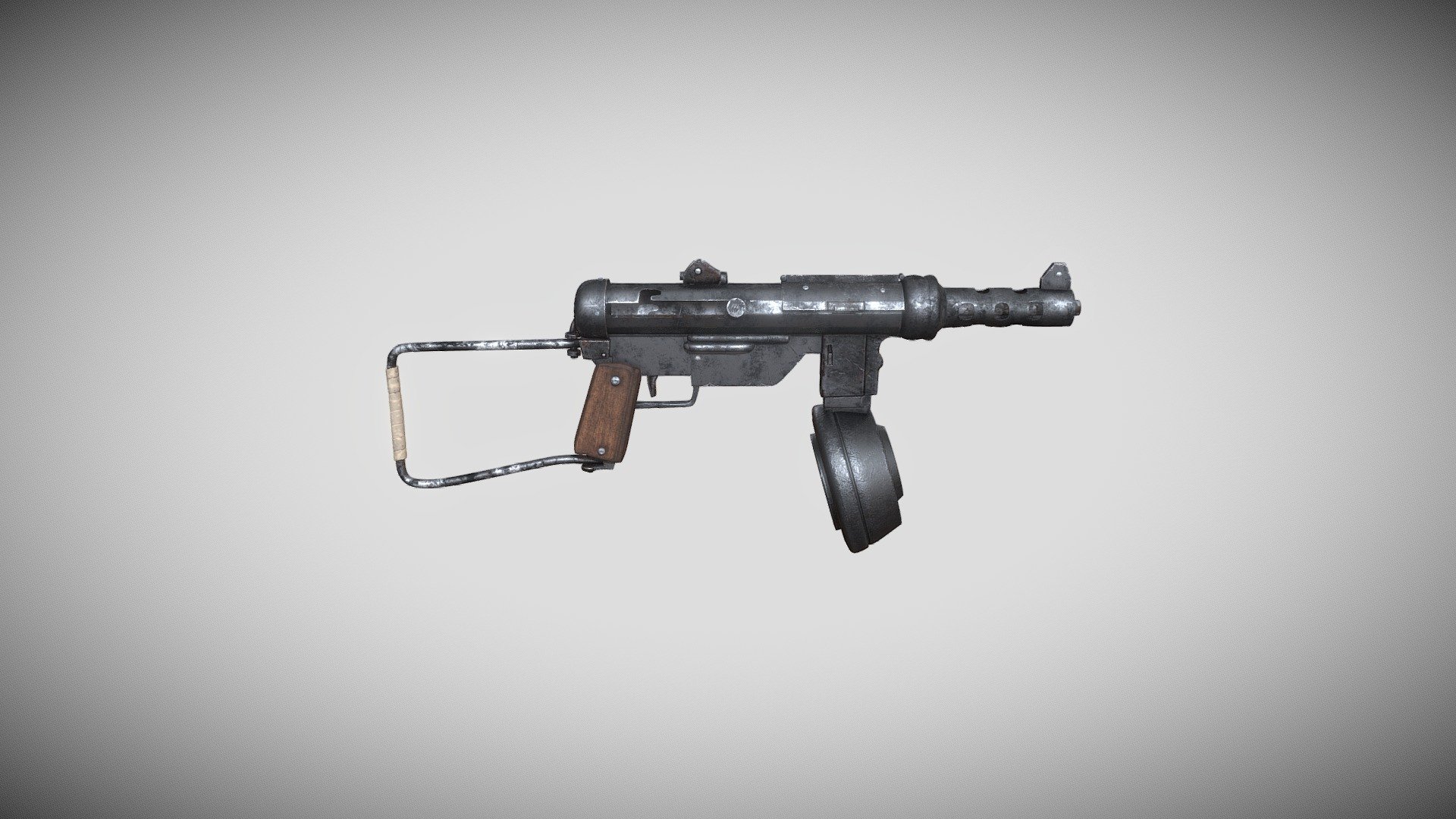 Post-Apocalyptic Rifle - 3D model by Mariano (@MarianoT) [610065e ...