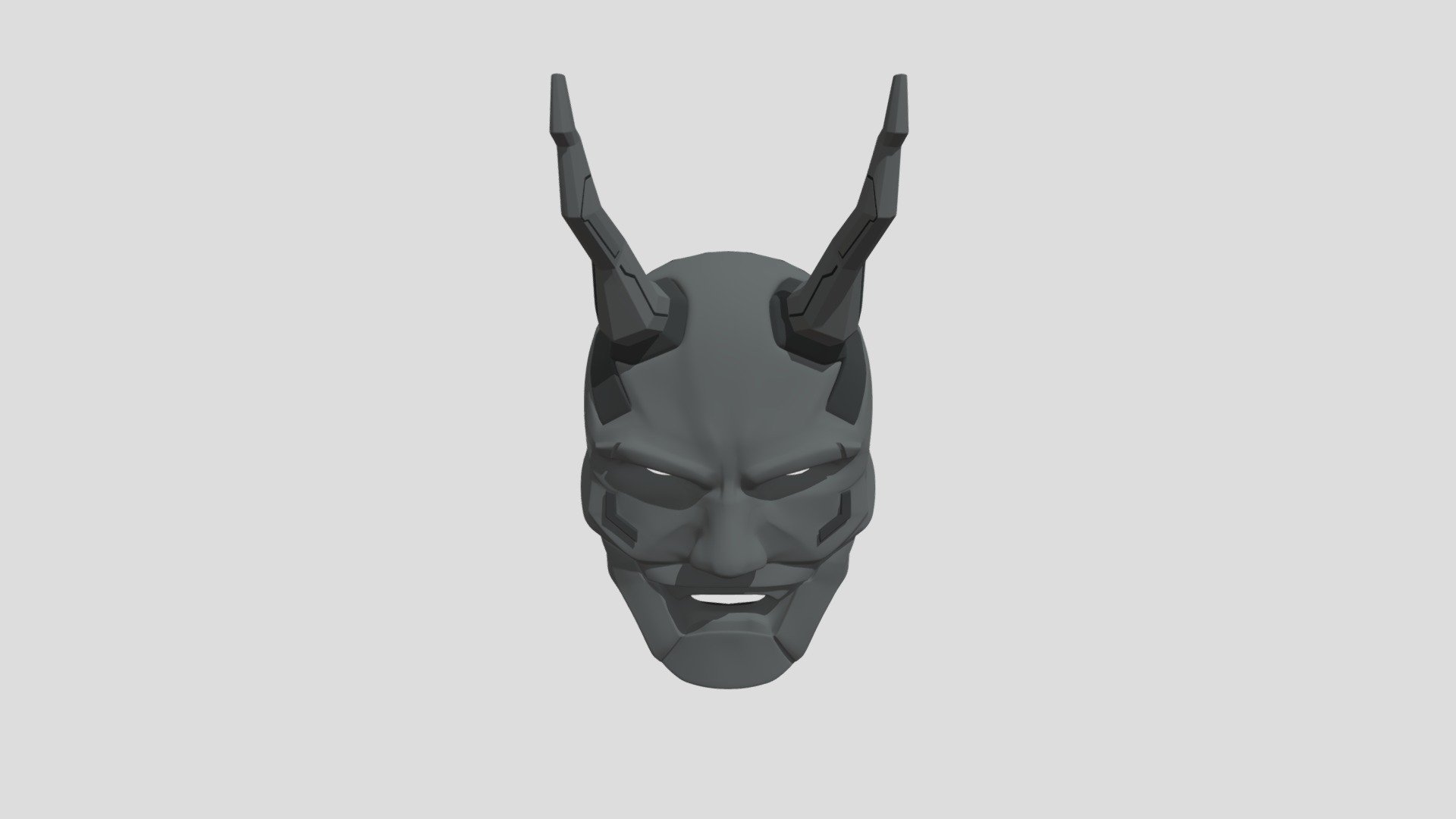 Cyber-oni-mask - Download Free 3D model by 6969 (@cart2853) [610112f ...