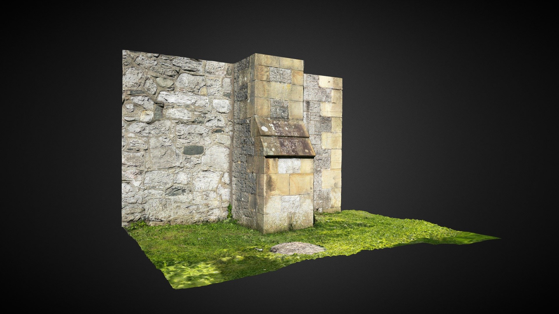 Church Buttress Sample Survey Tile - 3D model by Christians ...