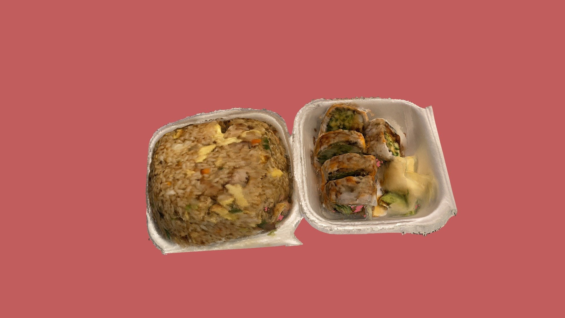 Sushi and fried rice - Download Free 3D model by elaughli [6104961 ...