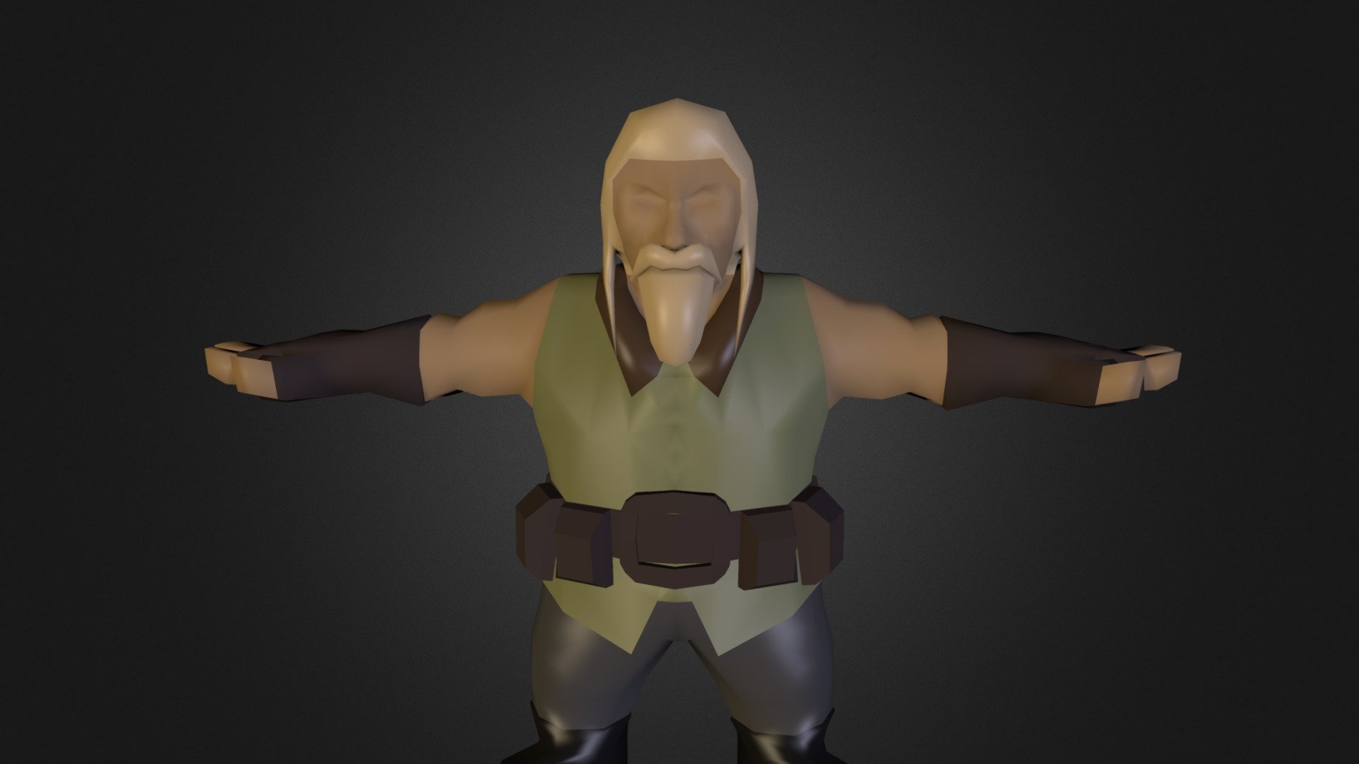 Dwarf _3D - 3D model by nikhilrawat [6104b6c] - Sketchfab