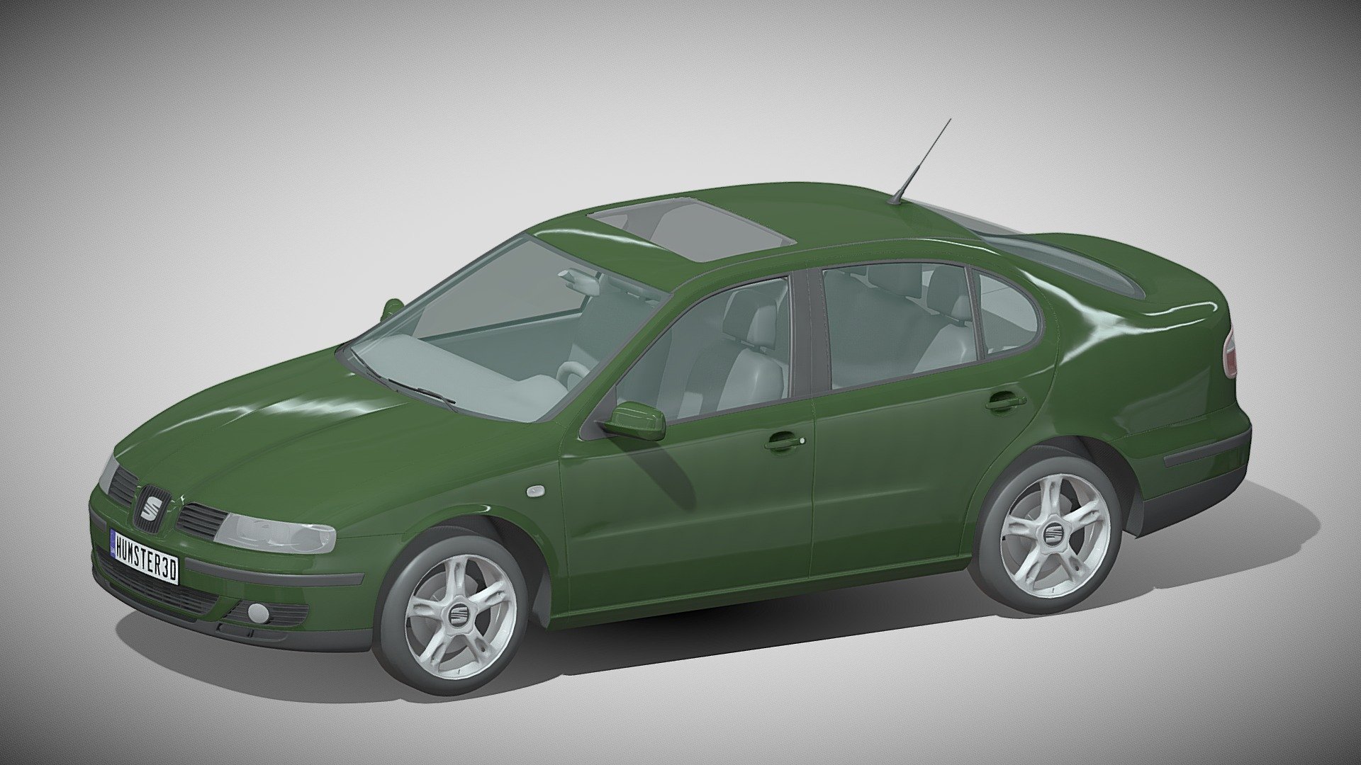 1999-2004 Seat Toledo (Mk2) (1M) Medium poly - Download Free 3D model ...