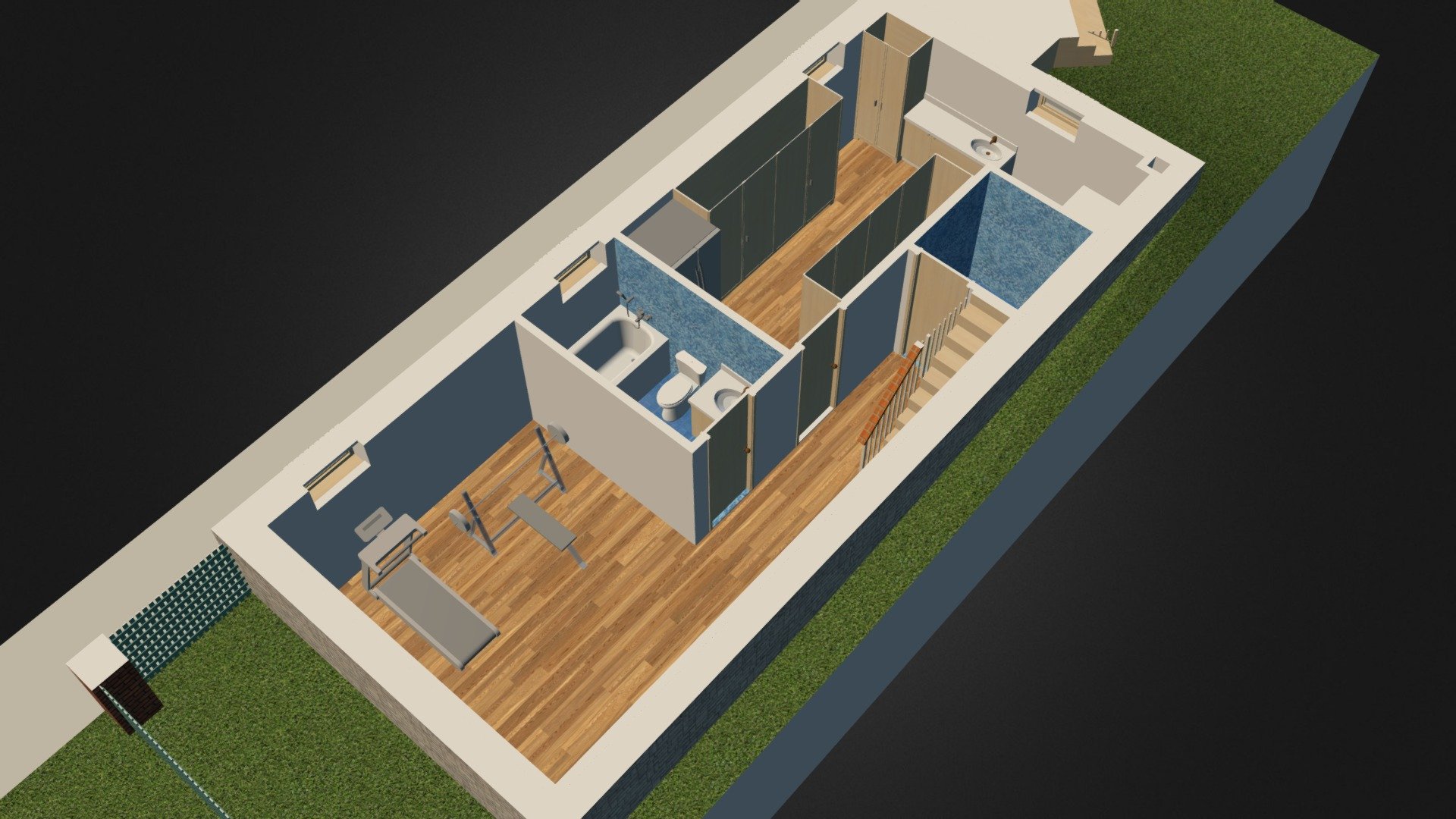 08-13 Basement Opt 1 05242015 - 3D model by Cadaxx Design (@cadaxx ...