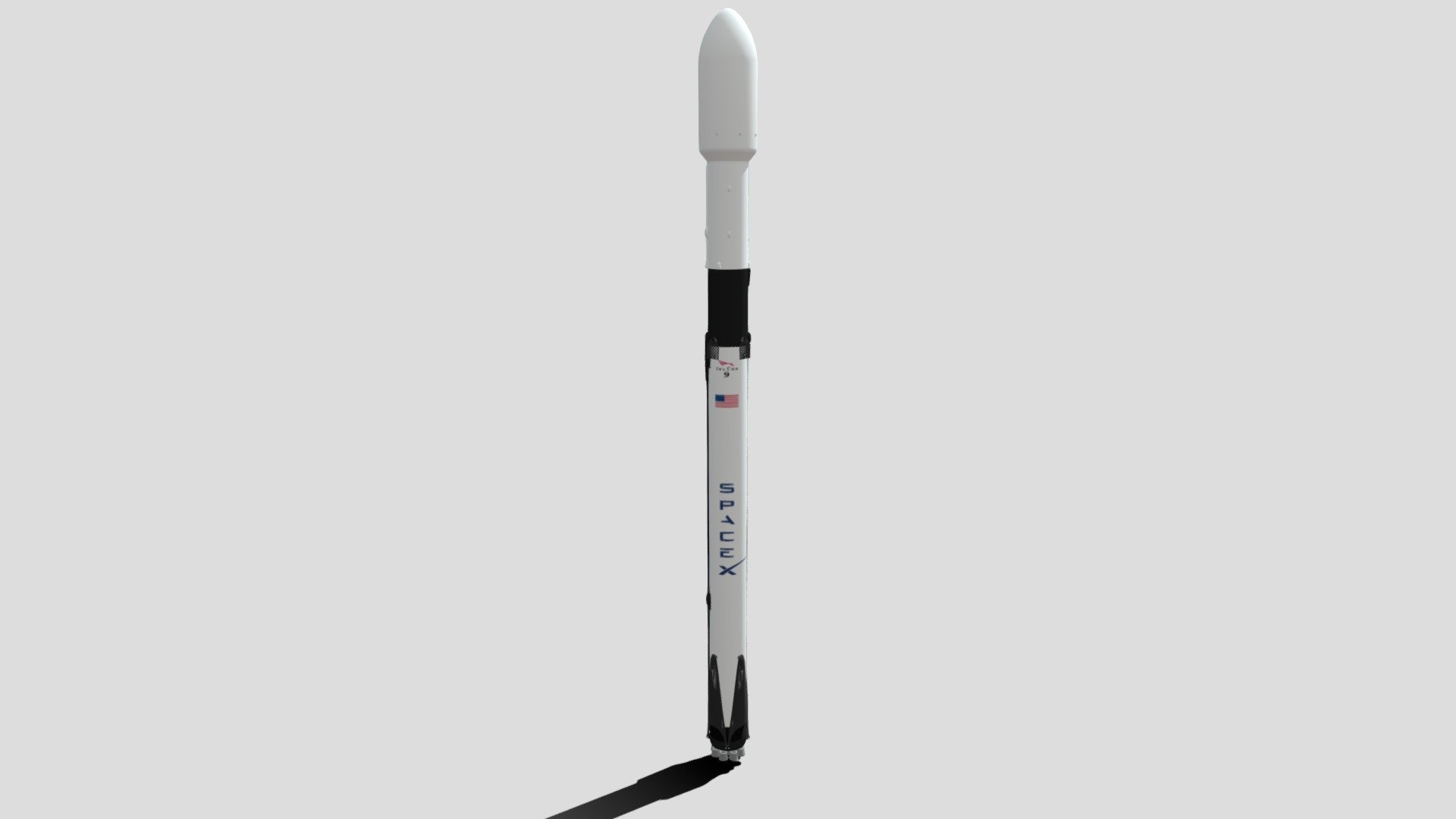 SpaceX Falcon 9 Block 5 - Download Free 3D model by AllThingsSpace ...