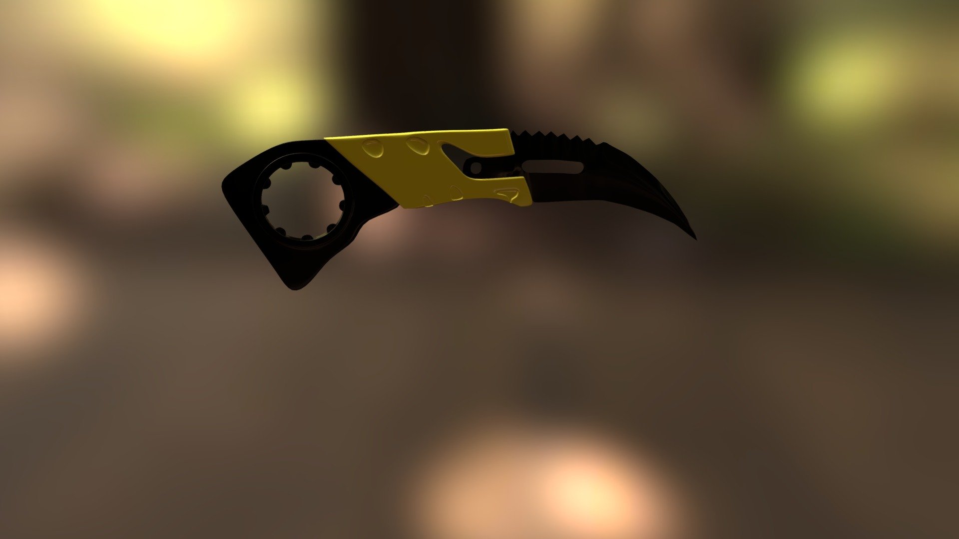 Karambit (call of duty) - 3D model by oliwiaoliwia [6107205] - Sketchfab