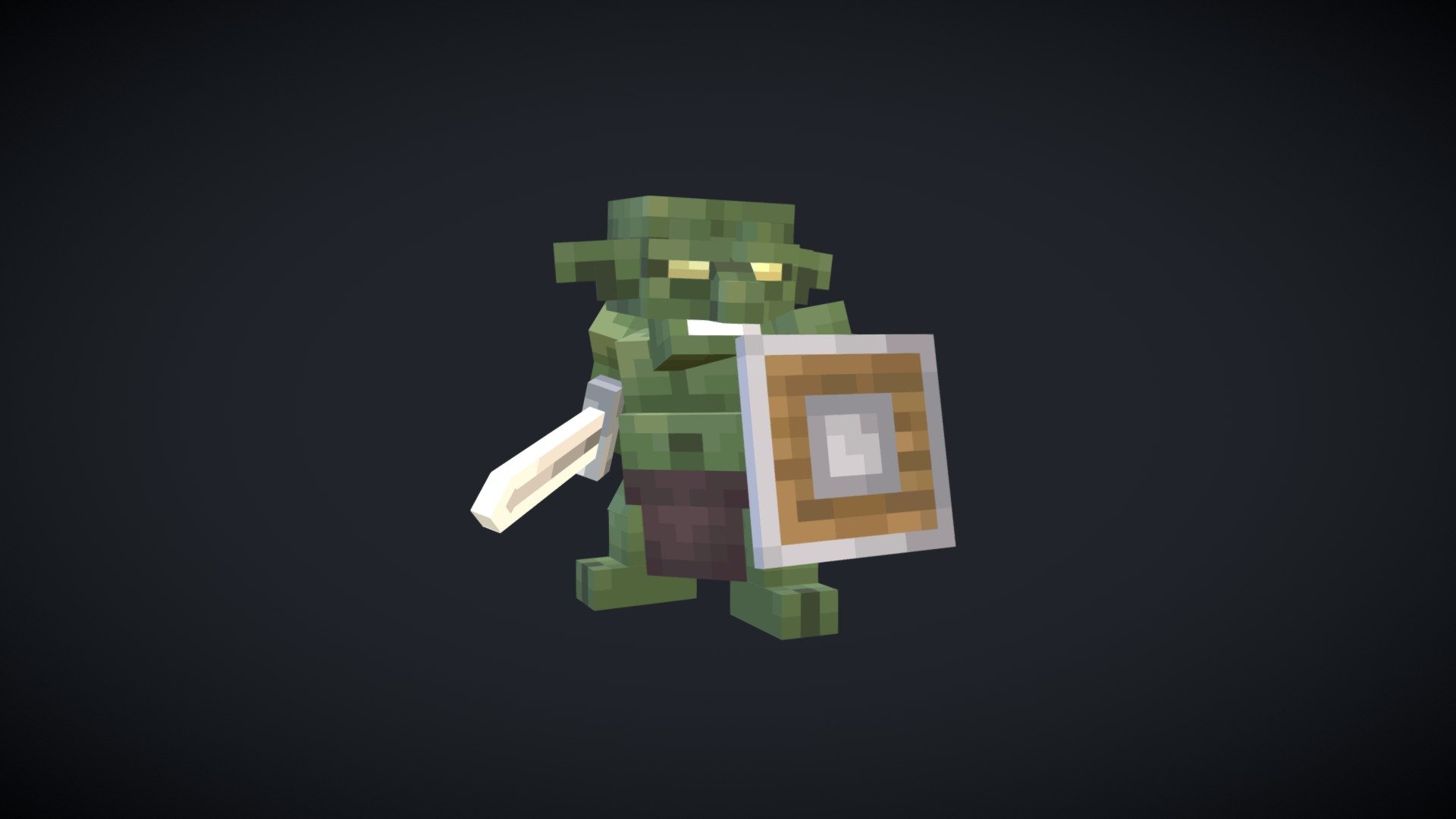 Goblin Warrior - Blockbench - 3D model by You (@Scalbylossus) [6108bfe ...