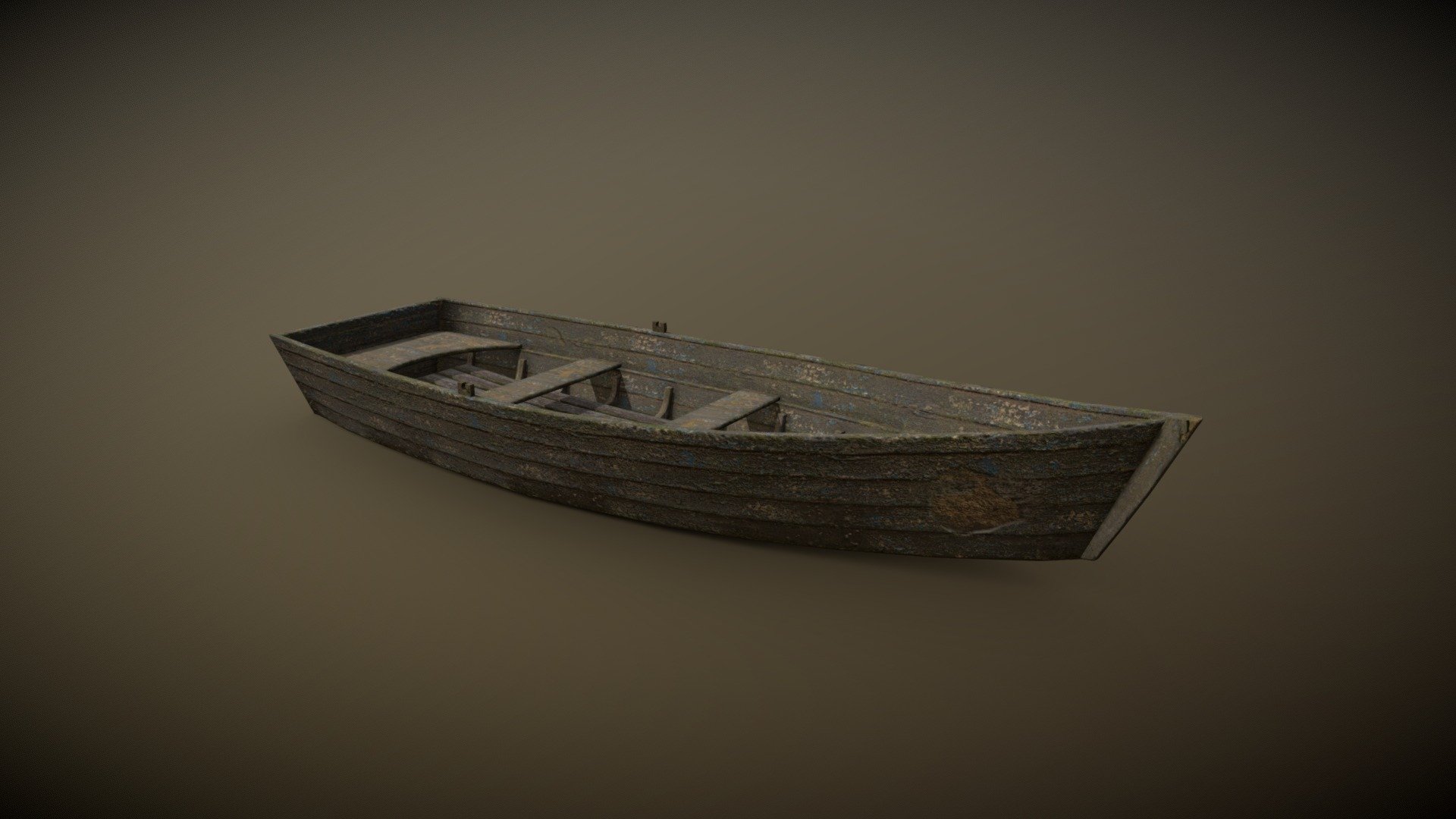 Small Boat (Old) - 3D model by Roméo D. (@Ecliixit) [610bbb5] - Sketchfab