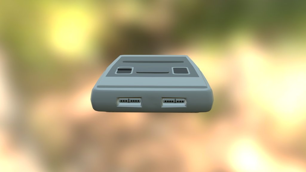 SNES PAL - 3D model by Arctica [610ccef] - Sketchfab