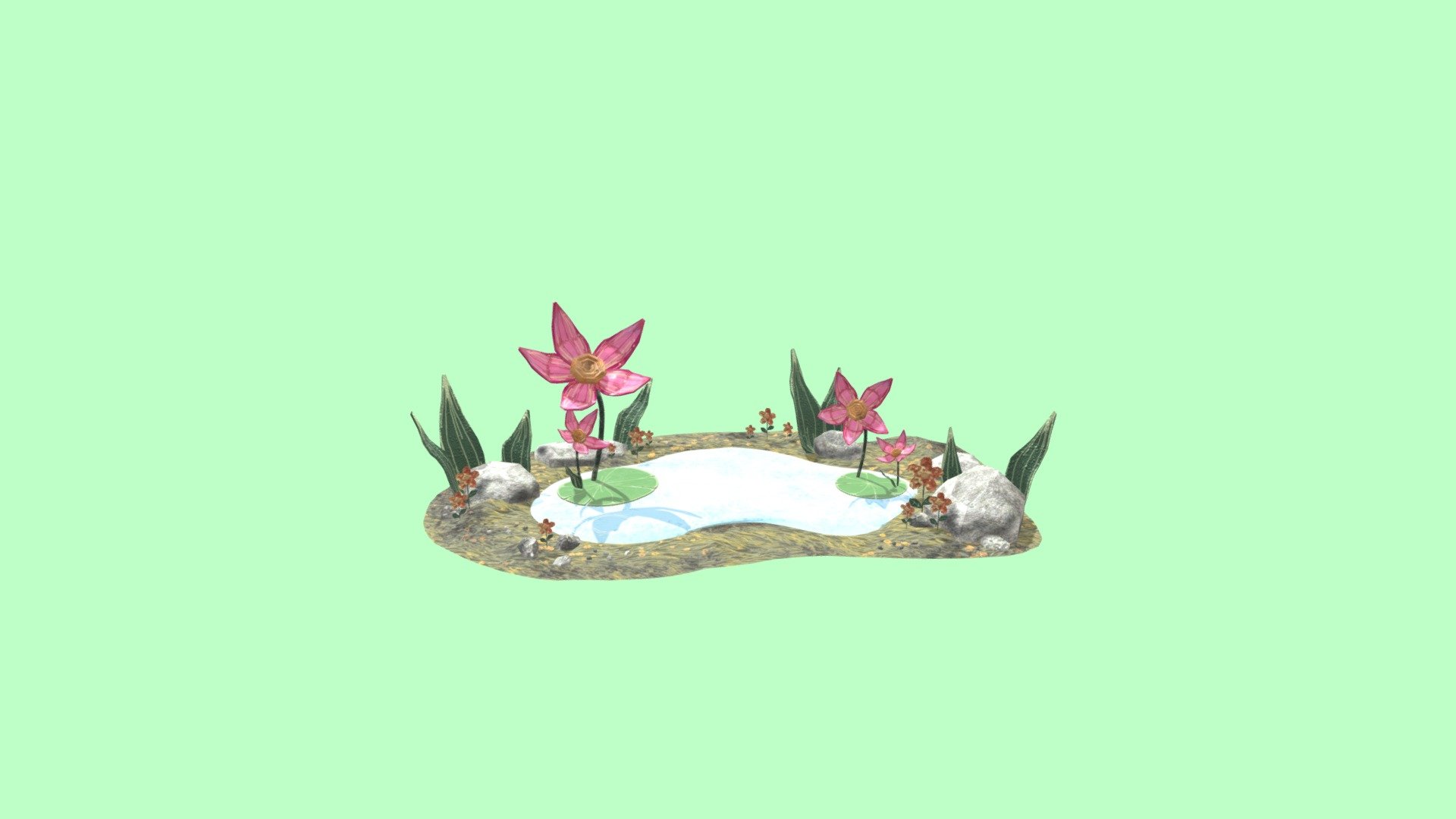 Pedestal Swamp - 3D model by clarepancake [610dccf] - Sketchfab