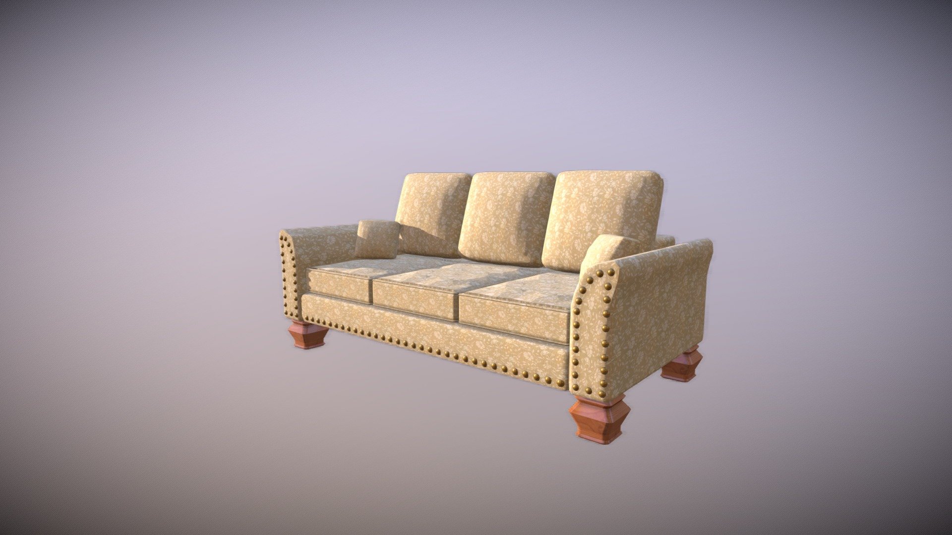 SOFA - 3D model by SUBHAM ROY (@freelancesubham) [610de6b] - Sketchfab