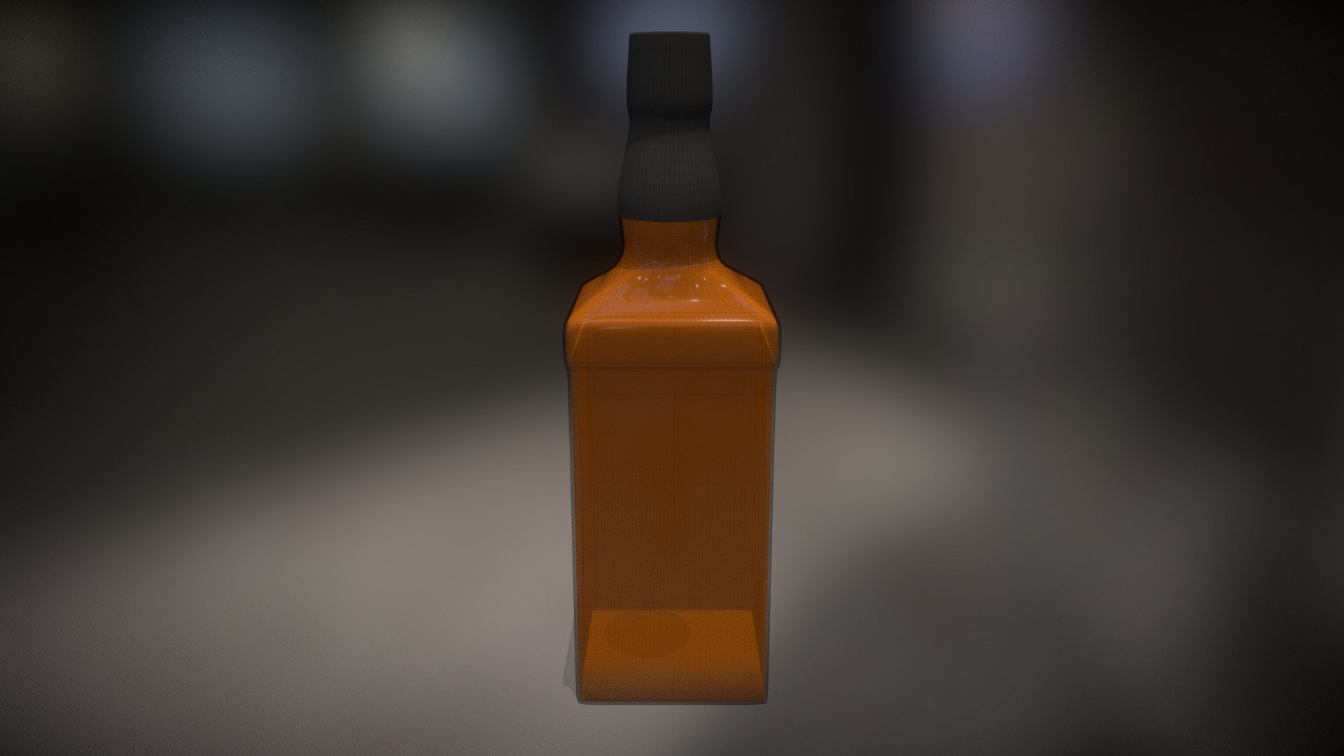 Whisky Bottle - Download Free 3D model by Lxnely_Andy [610e75e] - Sketchfab