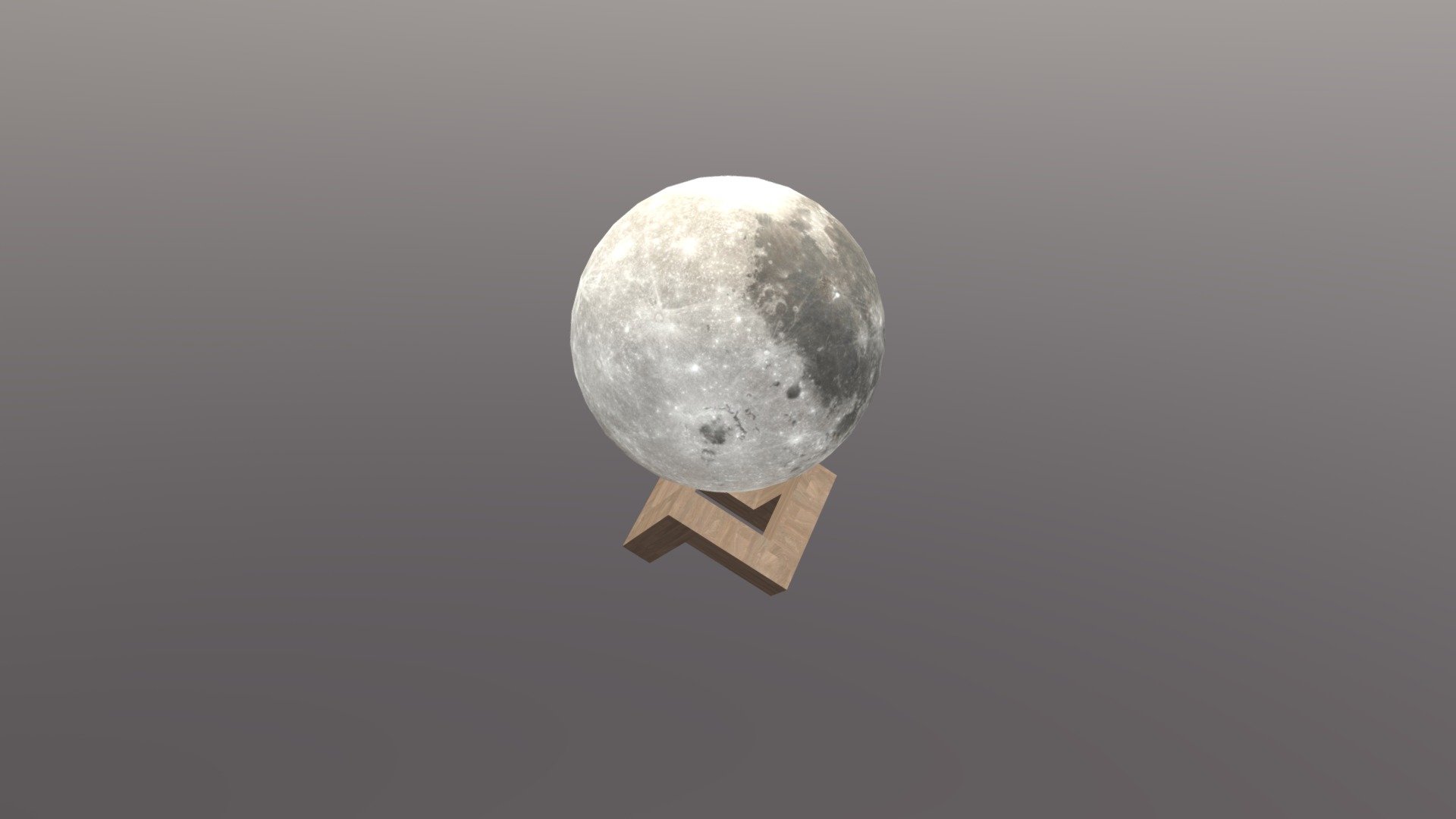 Moon turning on a pedestal - Download Free 3D model by ChOuette ...