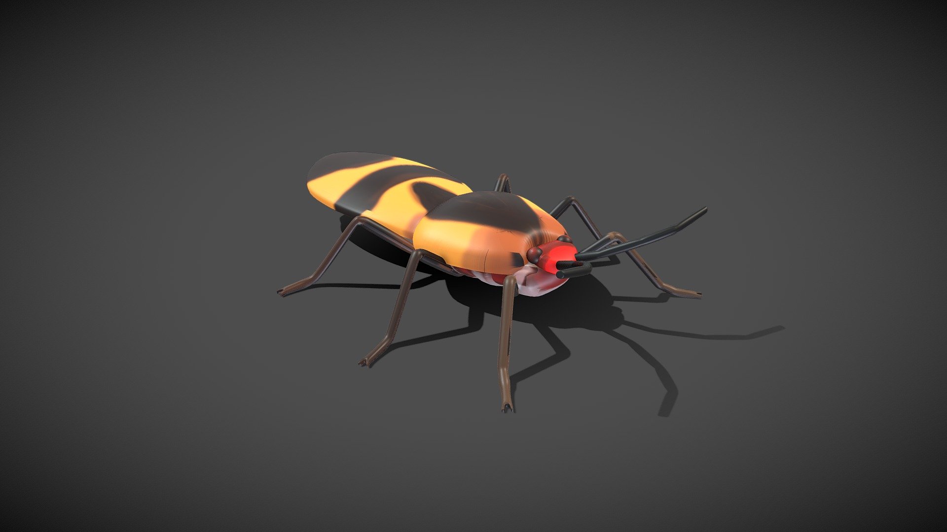 Bug - 3December2021 Challenge - Day 17 - Buy Royalty Free 3D model by ...