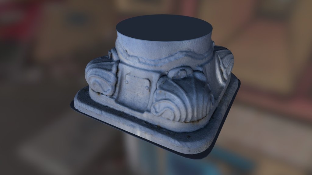 Ornamental street lamp base - Download Free 3D model by beachmouse ...