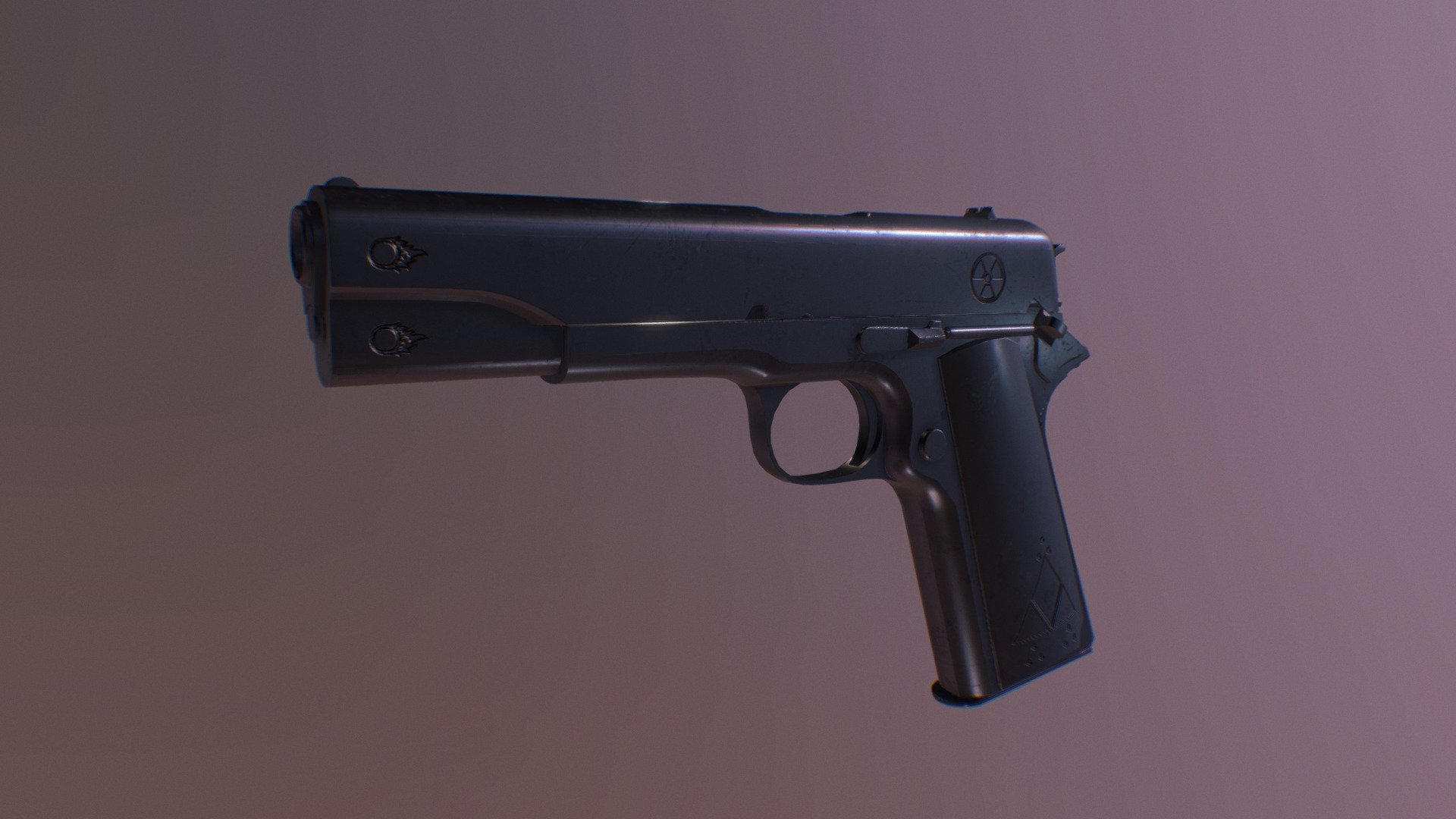 Colt 1911 - Download Free 3D model by Naiku [6110d68] - Sketchfab