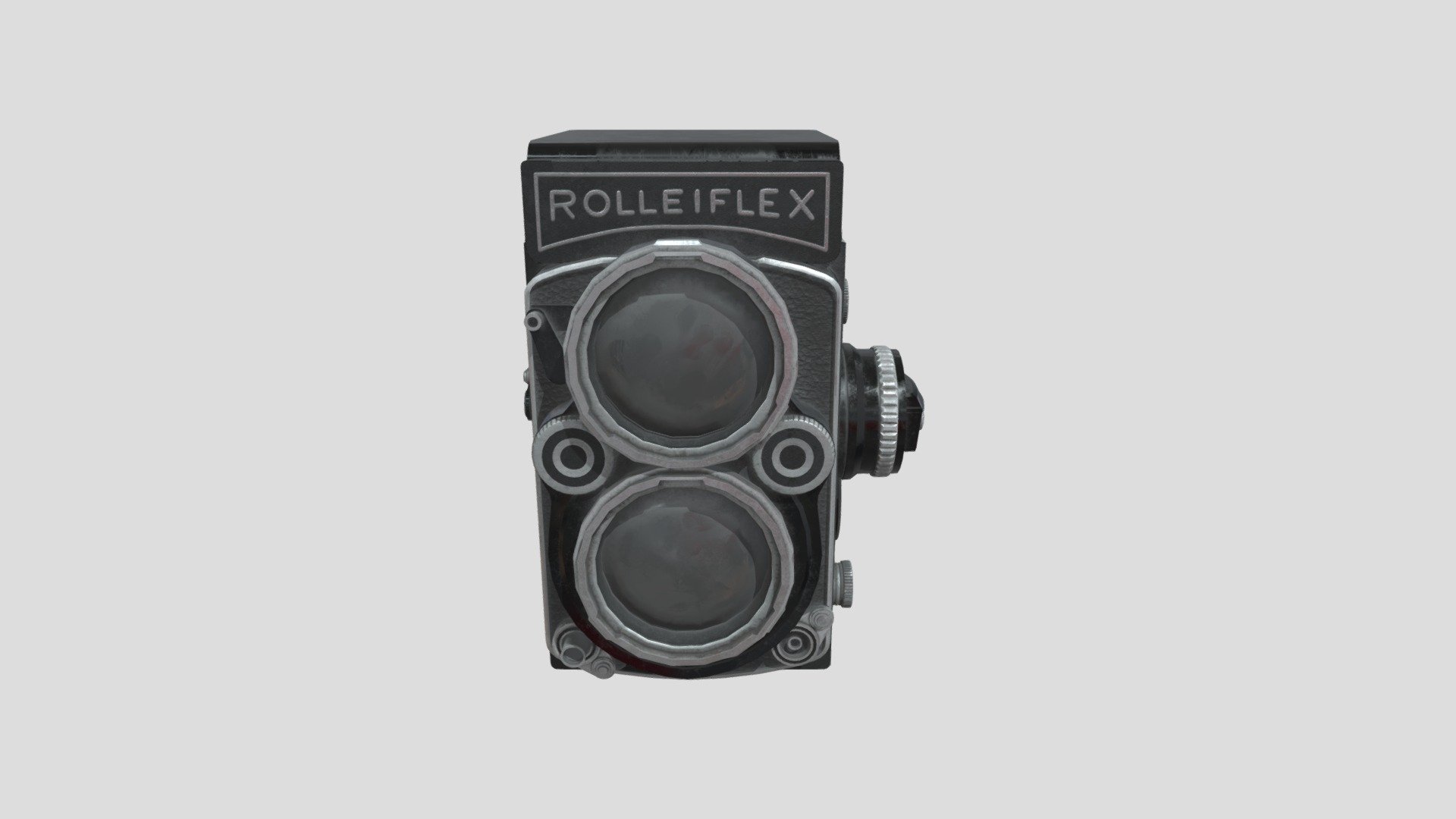 ROLLEIFLEX 2.8F TLR - Vintage Camera: Game Model - 3D model by Abhishek ...