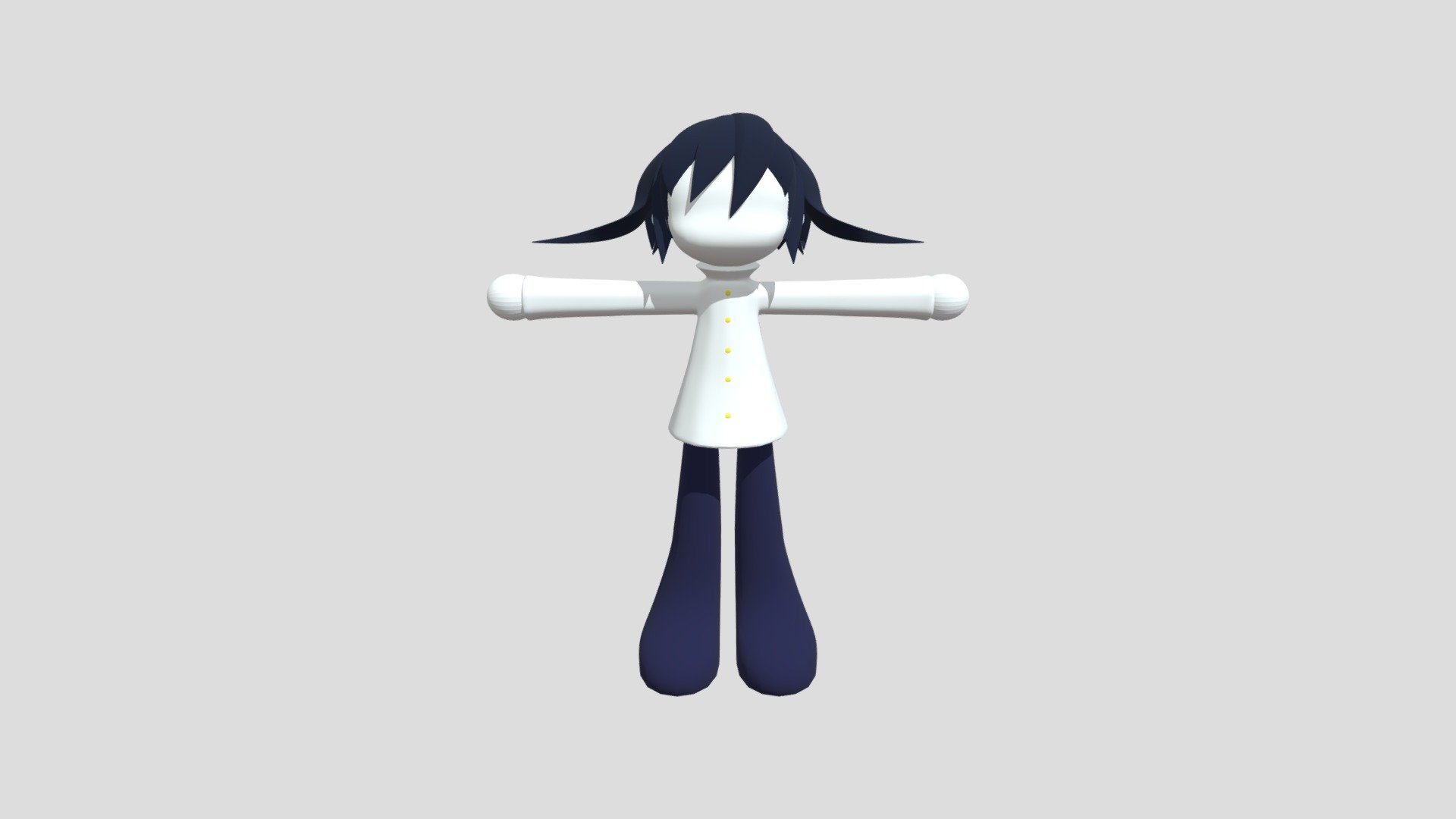Original Character (No Texture) - 3D model by Spencer (@iamtheangrysons ...