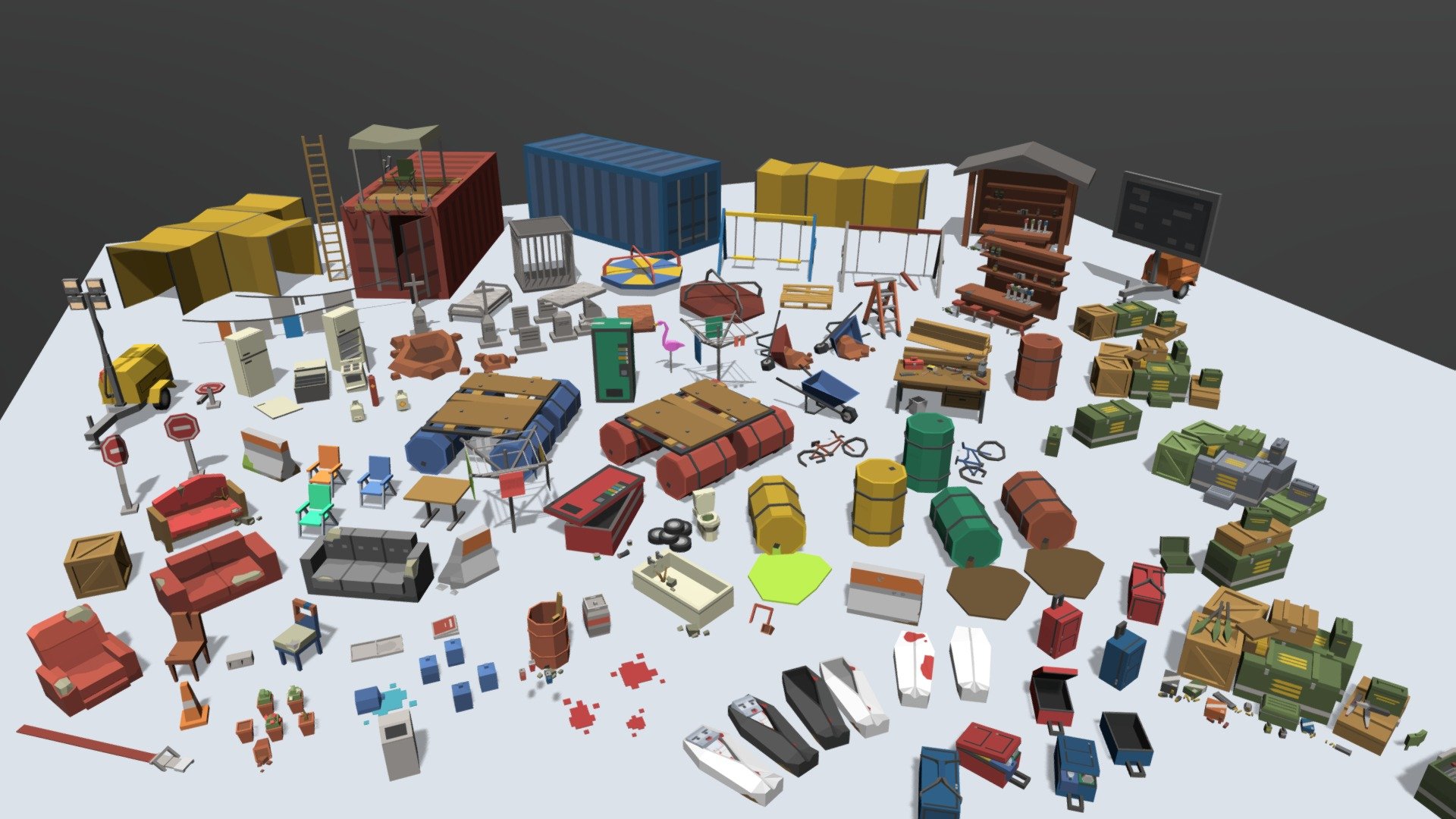 Simple Apocalypse 2 [FREE] - Download Free 3D model by Leafia dev ...