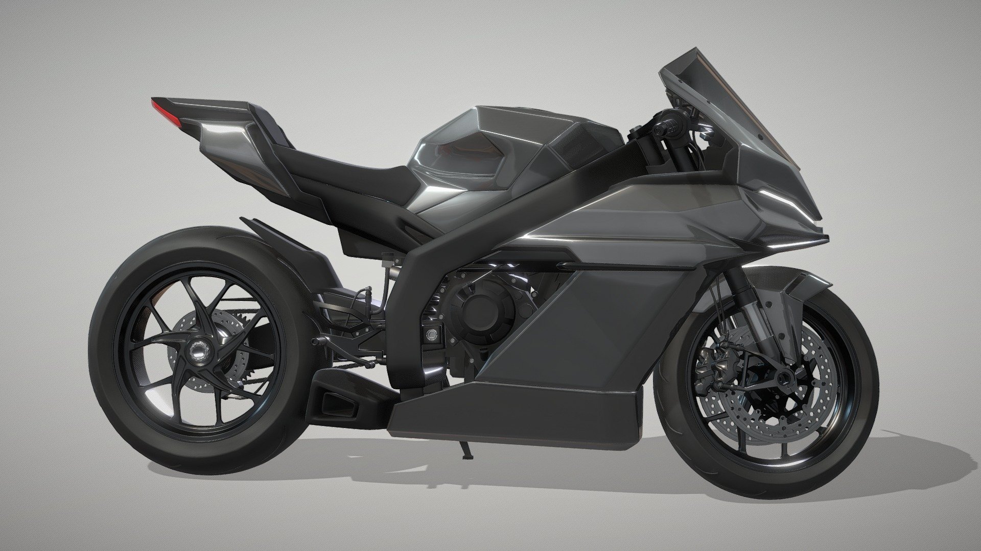 Mav-1r Sportbike Concept - 3D model by Mikkel NF - Mavroz3D (@mavroz3d ...