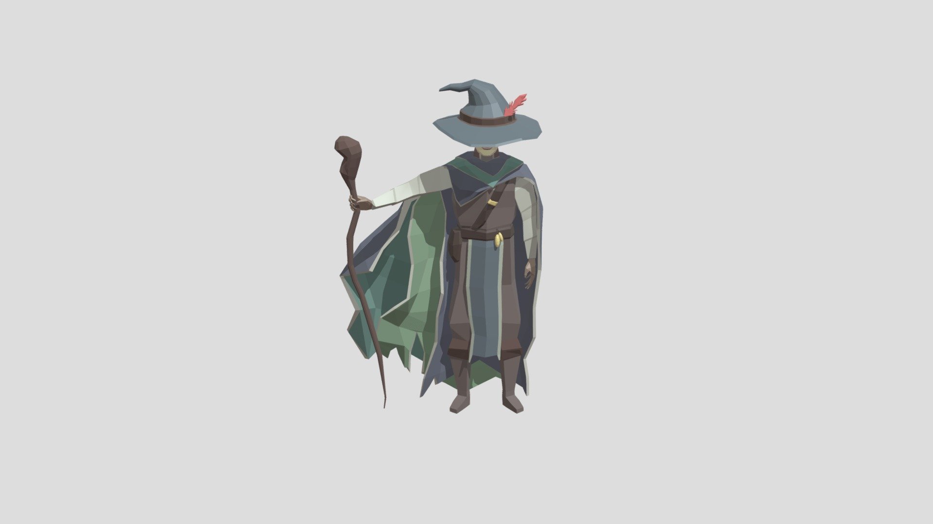 Wizard - Download Free 3D model by aidan.c.moisan [61156b7] - Sketchfab