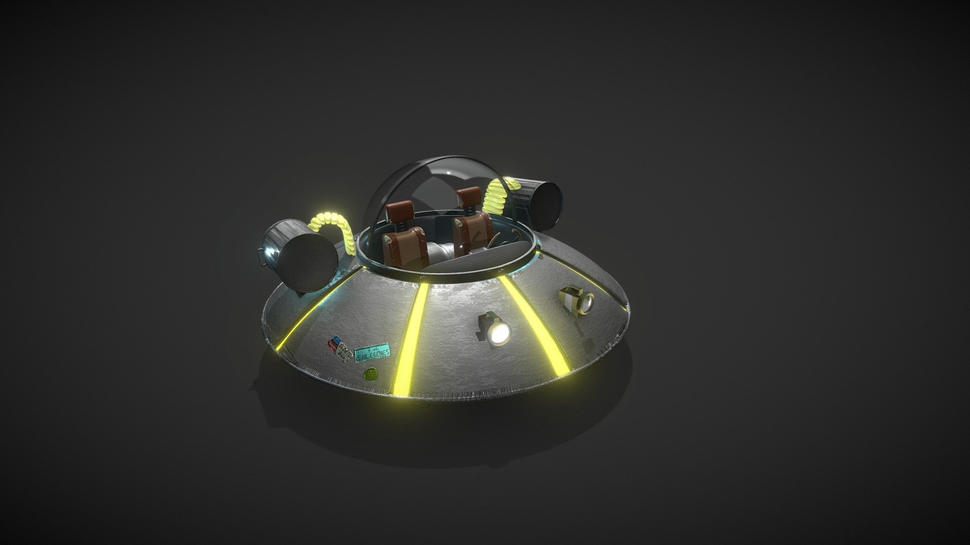 Rick ship (rick and morty) - Buy Royalty Free 3D model by Mike3 117 ...