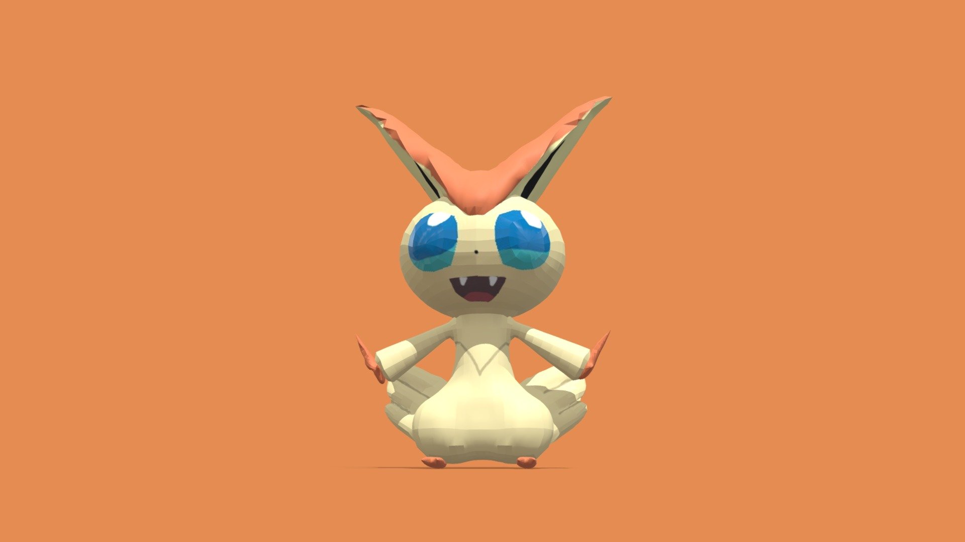 Texturized Victini - 3D model by AndreuMiro [611a811] - Sketchfab