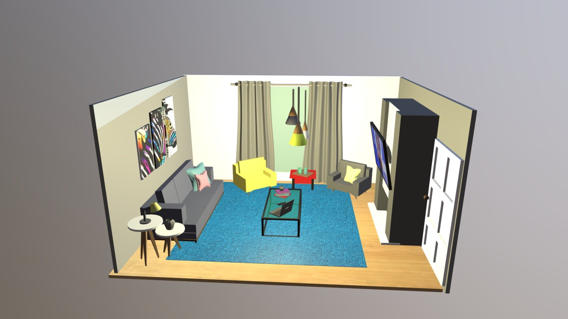Sala - SAGA - 3D model by Hebert Andrade (@hebert2558) [611d37c ...