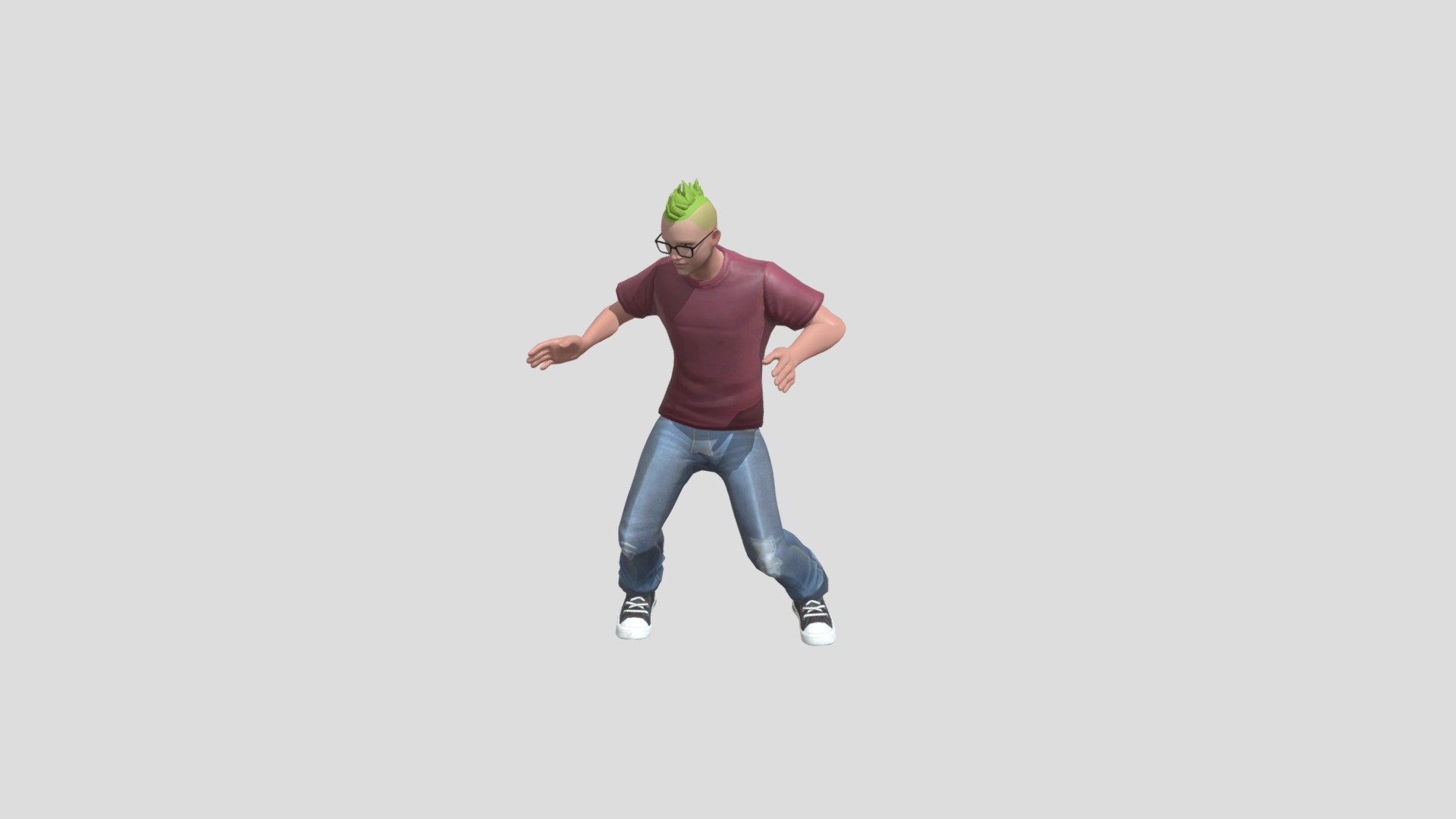 Brandon Silly Dancing - Download Free 3D model by Decentralized ...