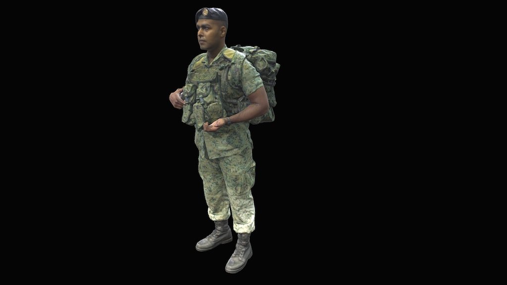 SAF Soldier 1 - 3D model by BlueRabbit04 [611e66c] - Sketchfab