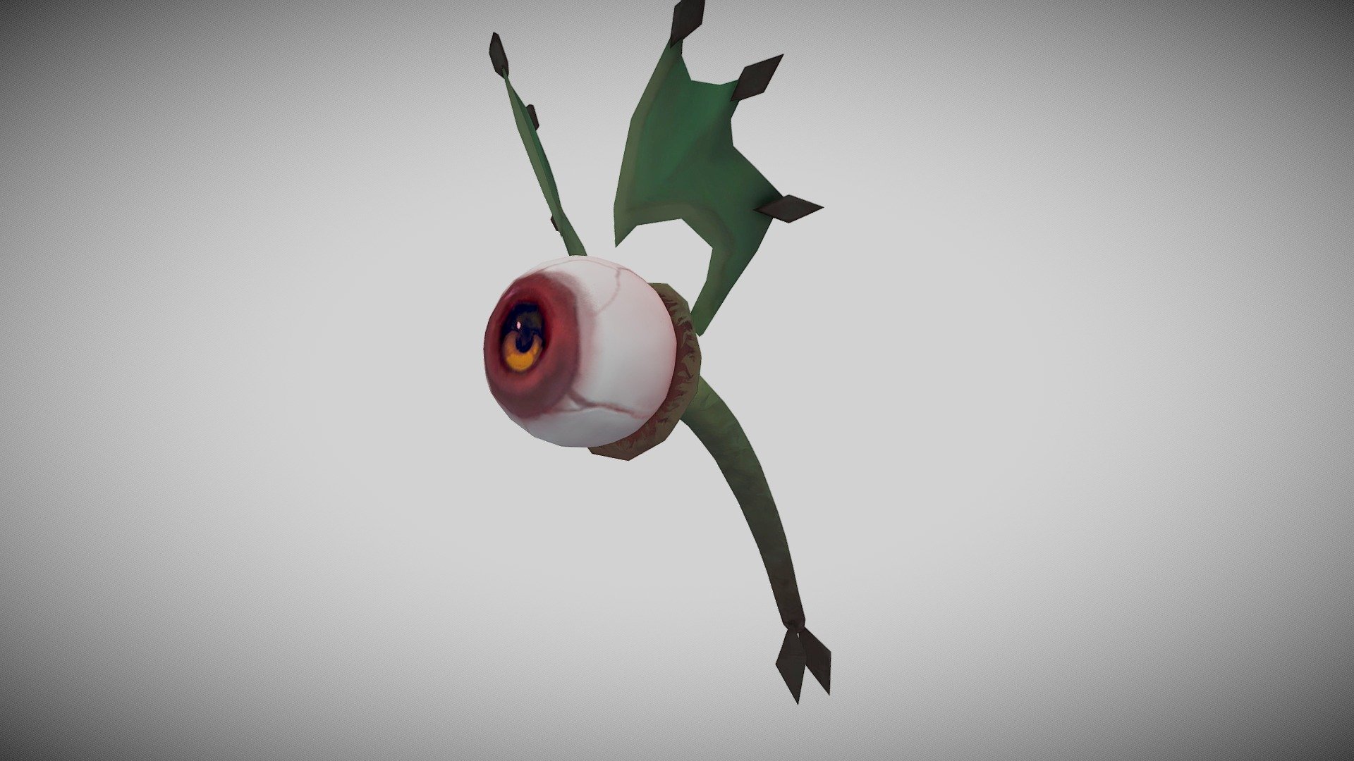 Flying eye lowpoly - 3D model by Nelavla [611ec7a] - Sketchfab