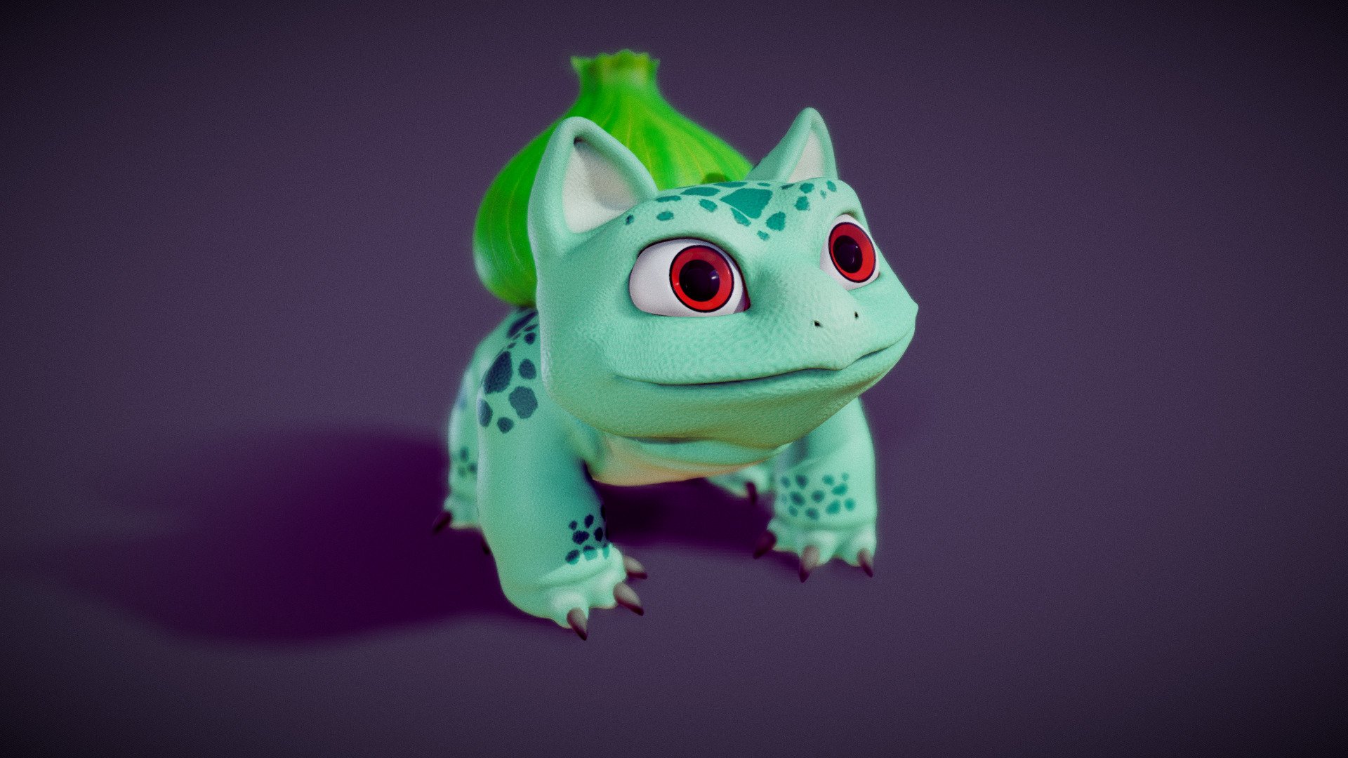 Bulbasaur Fanart - 3D model by IgorSan [612295c] - Sketchfab