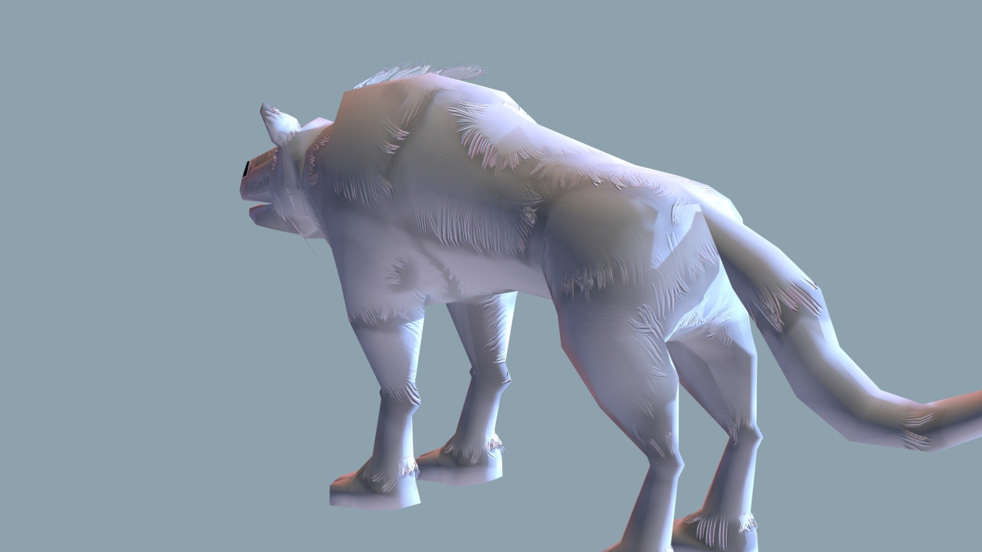Wolf Hand Painted - 3D model by bvarandas [61238d5] - Sketchfab