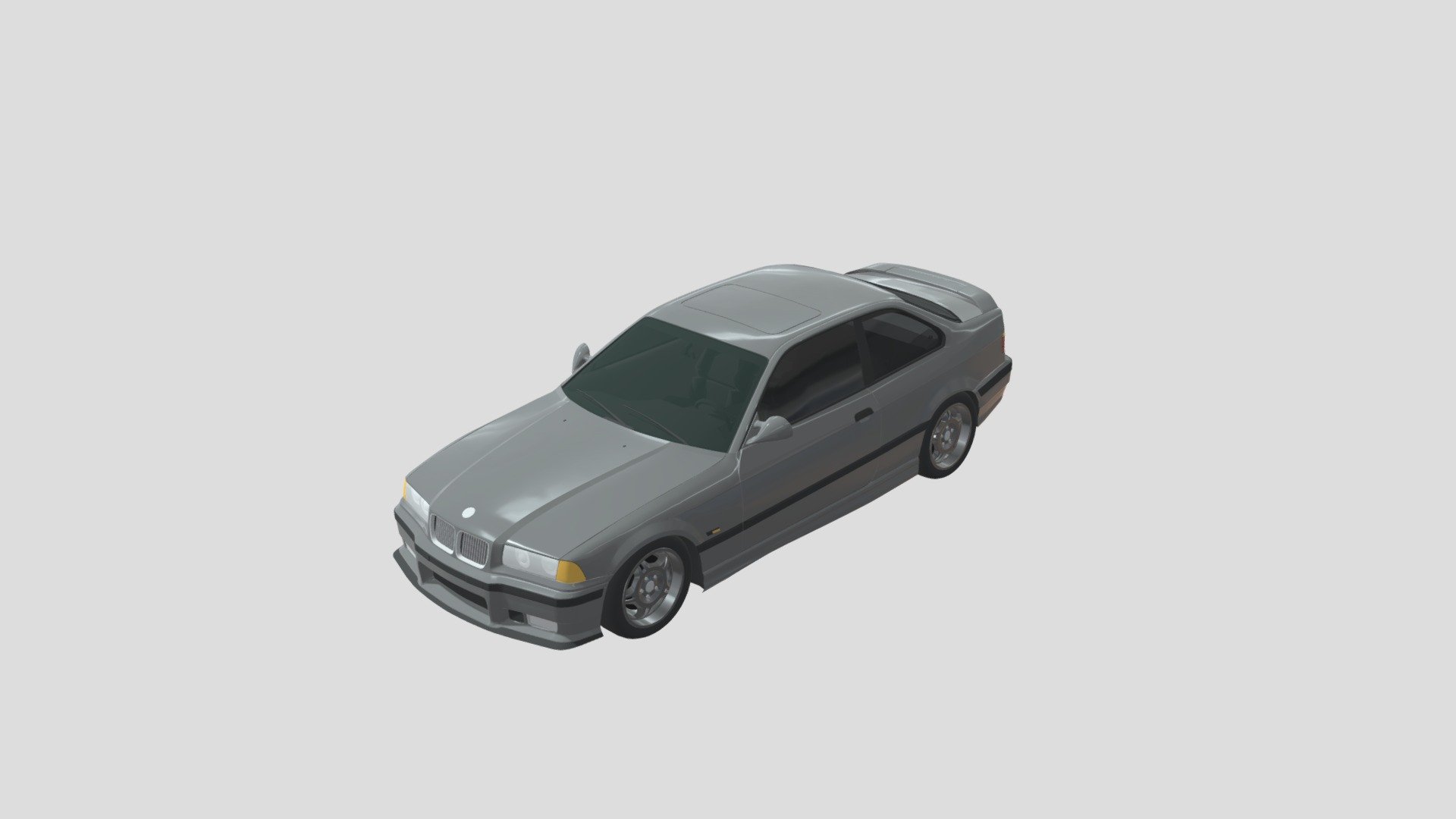 95 BMW M3 E36 - 3D model by RINGLING Game Art FACULTY ...