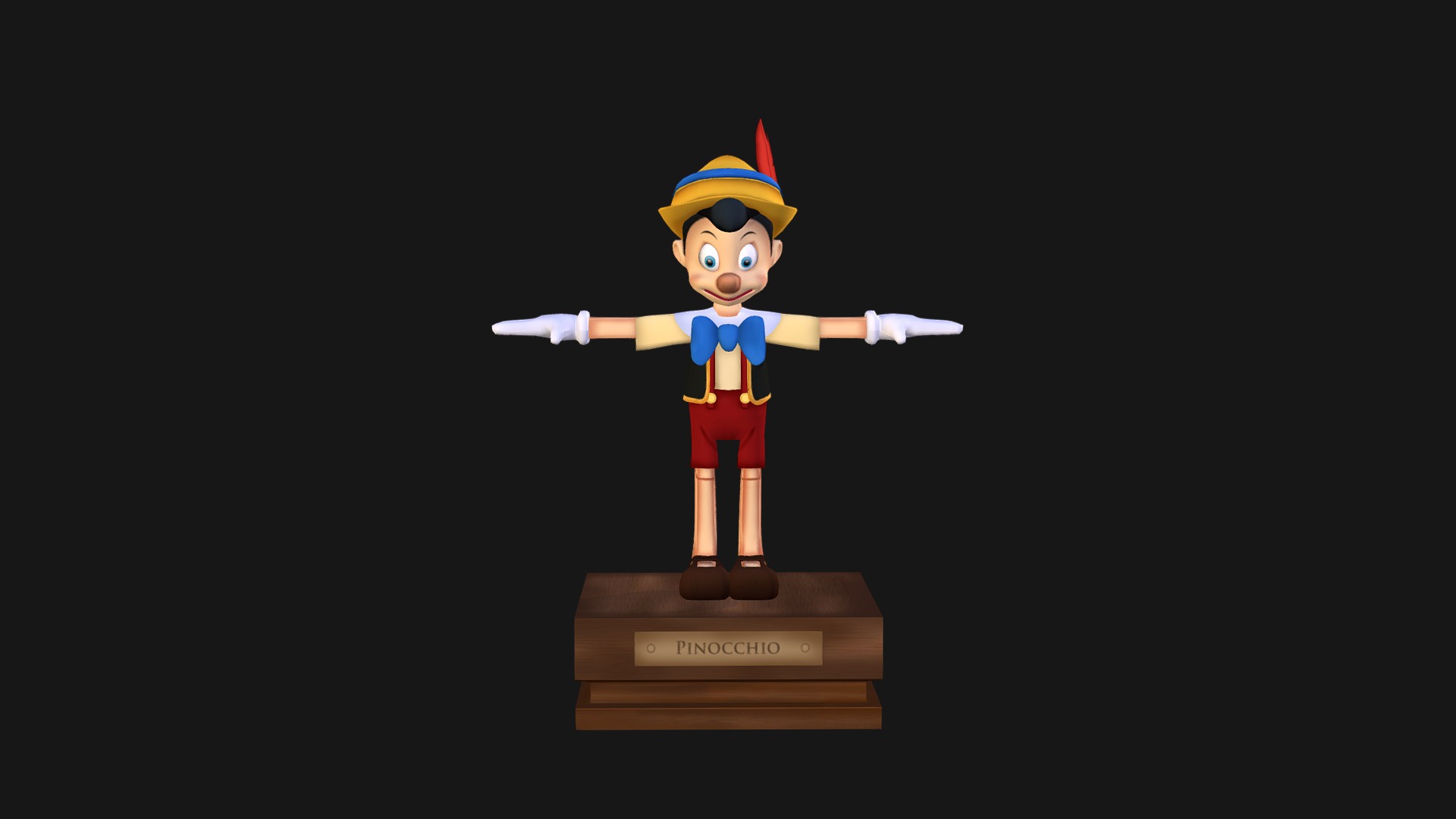 Fanart Pinocchio - 3D model by GingeroDC [6124cf9] - Sketchfab