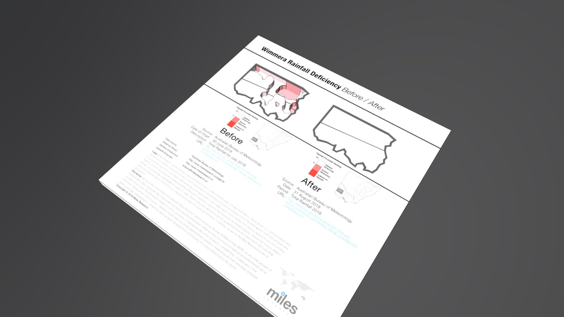 Wimmera Rainfall Deficit (Before & After) - 3D model by Miles Research ...