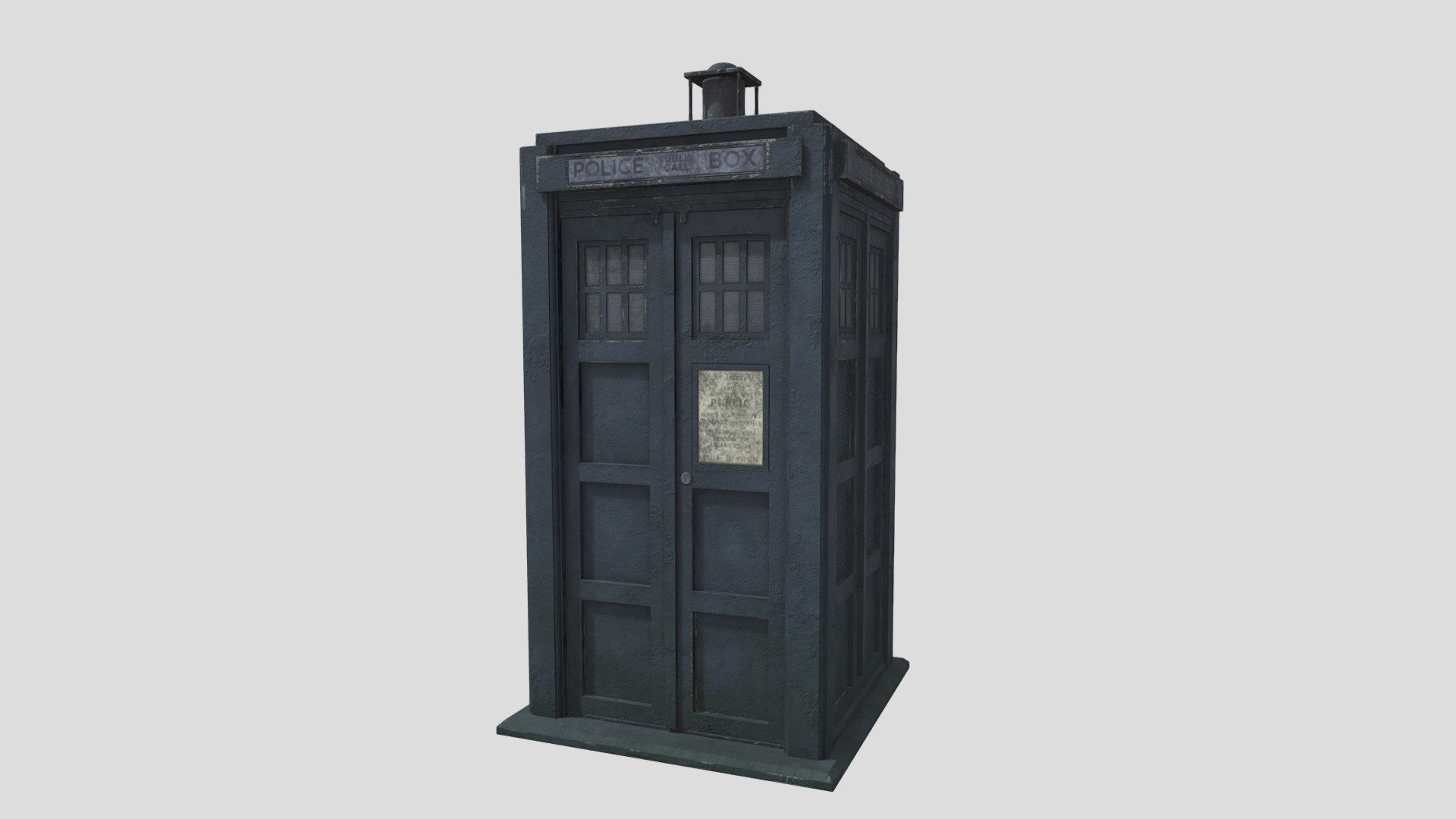 2nd Doctor's TARDIS (1967-1969) - 3D model by Conor Norwood ...