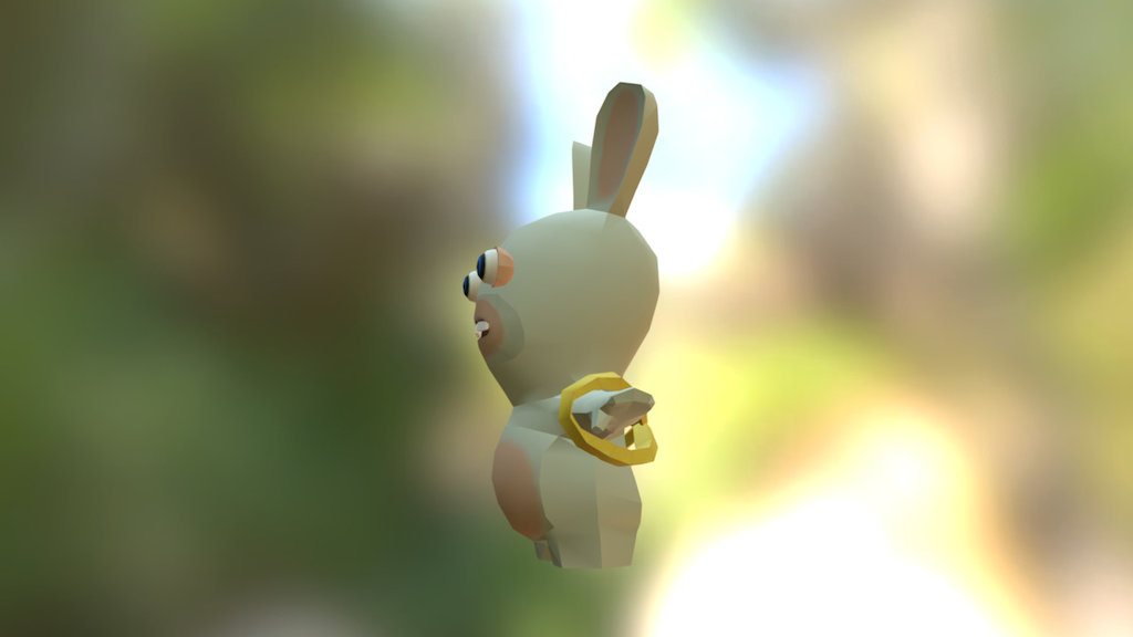 Rabbid - Download Free 3D model by tailsplayfun [6126a7b] - Sketchfab