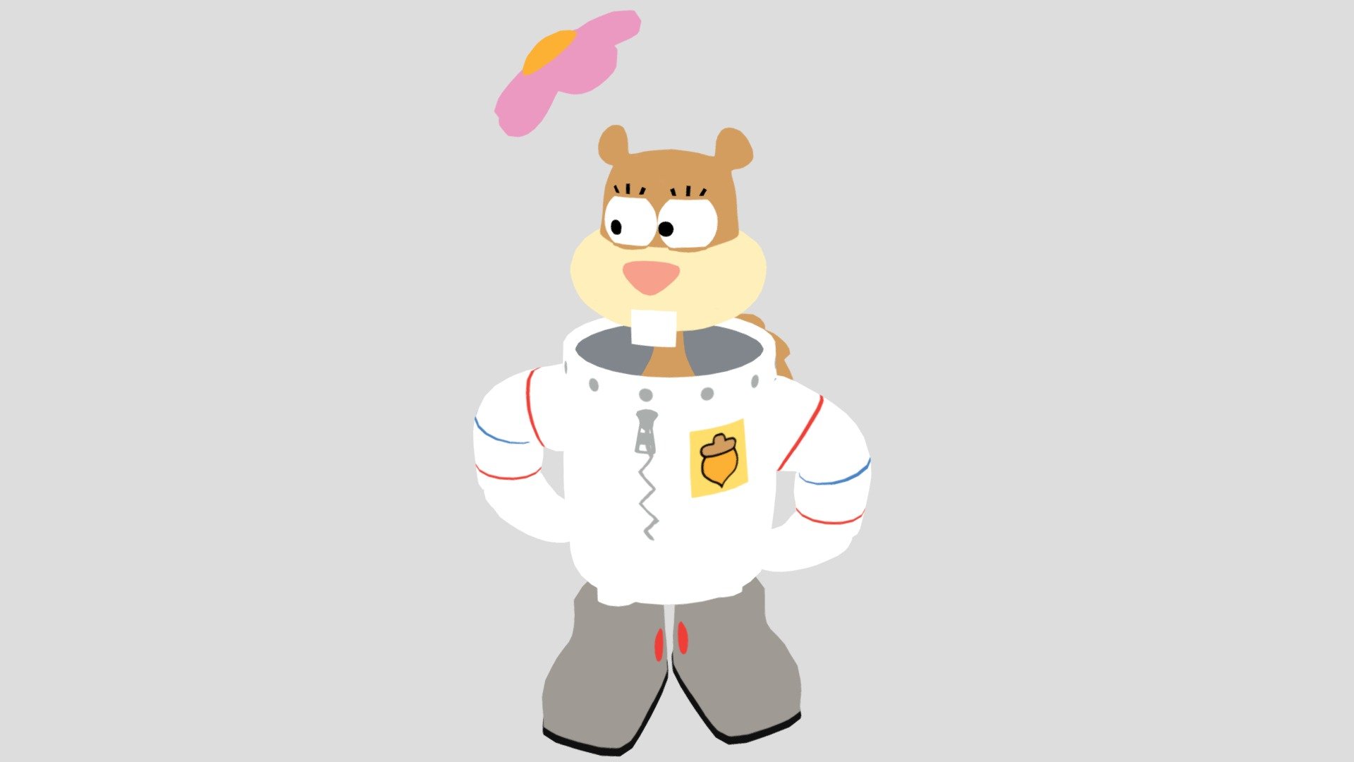 Bfbbr-Sandy Cheeks - 3D model by SMF Features Developed From Cheryl ...