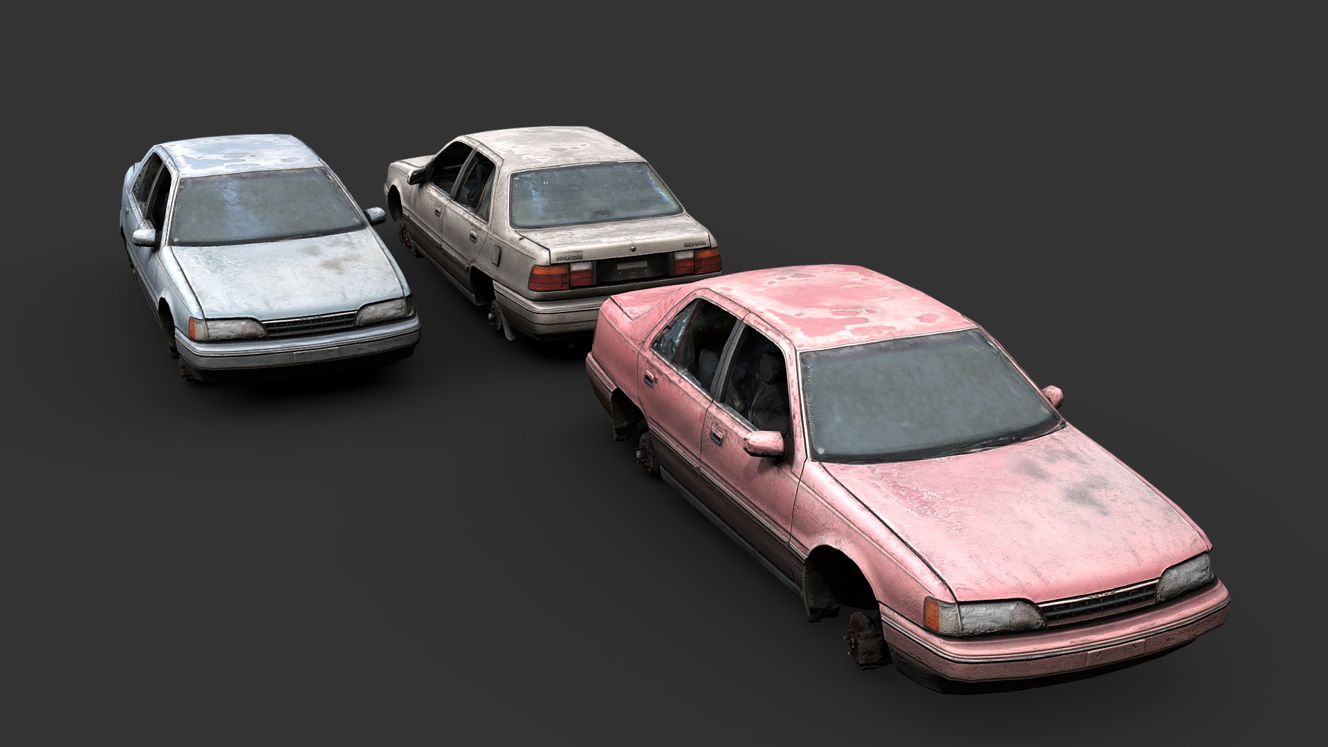 Junkyard Car (Gameready from Scan) - 3D model by Renafox (@kryik1023 ...