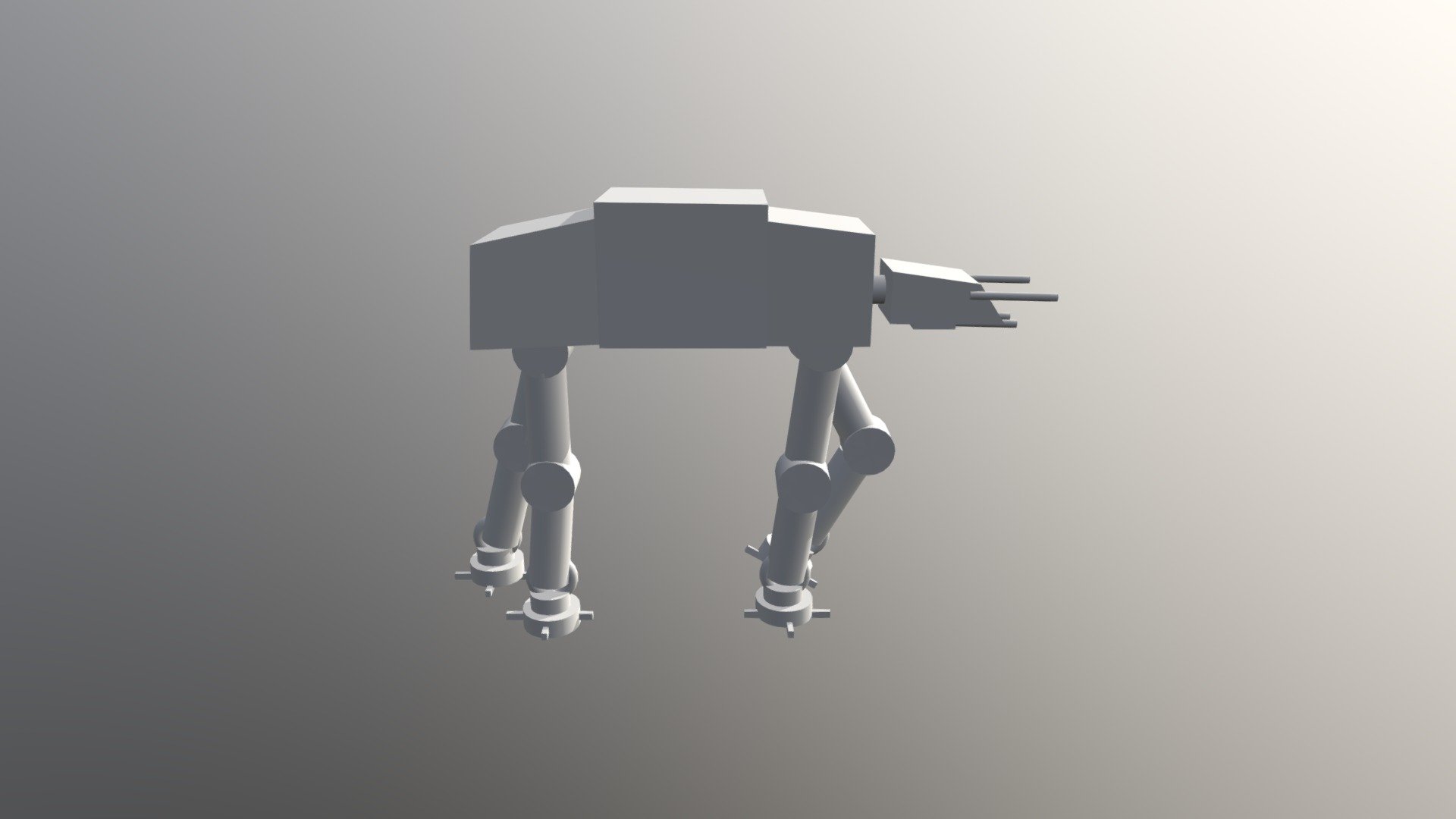 ATAT Walker - 3D model by jonasm2 [612aca0] - Sketchfab