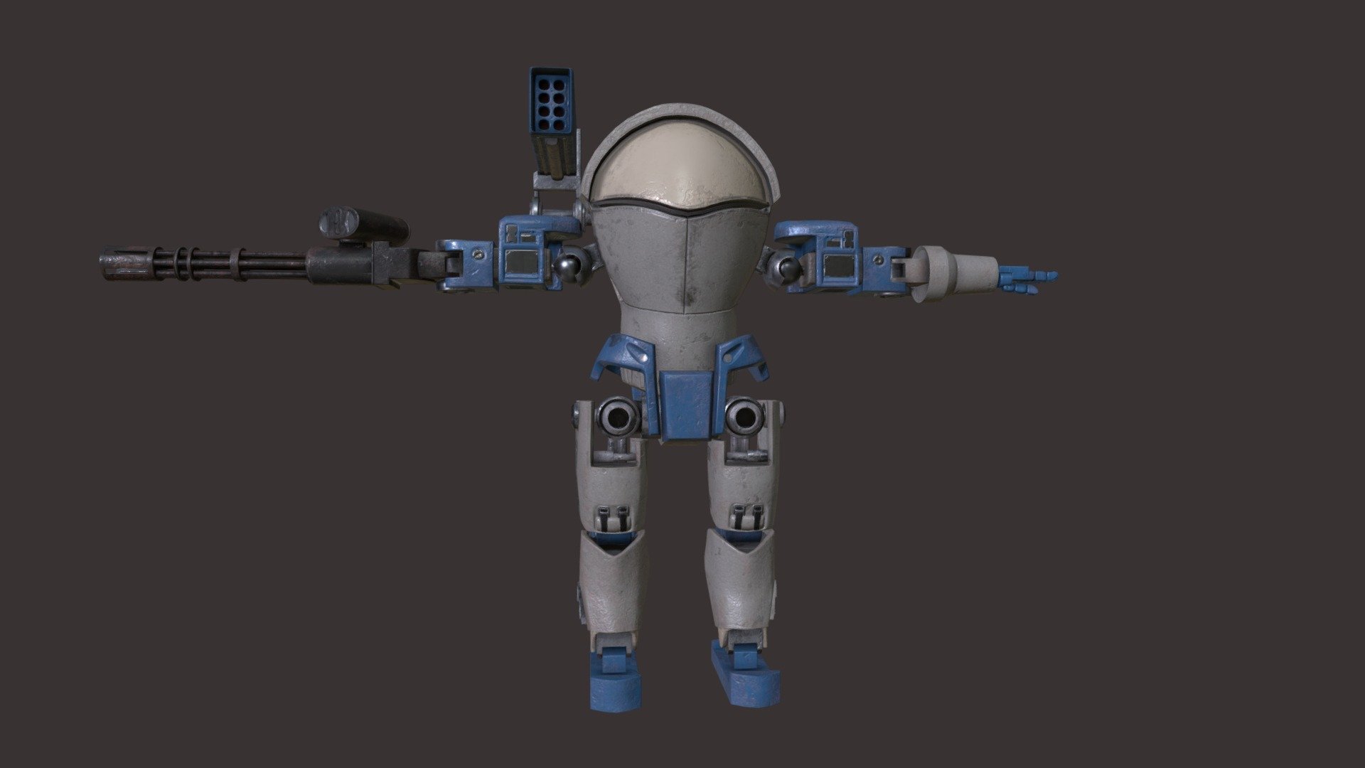 Blockout Mech 2 - 3D model by Matthew.J.Garcia [612b4fa] - Sketchfab
