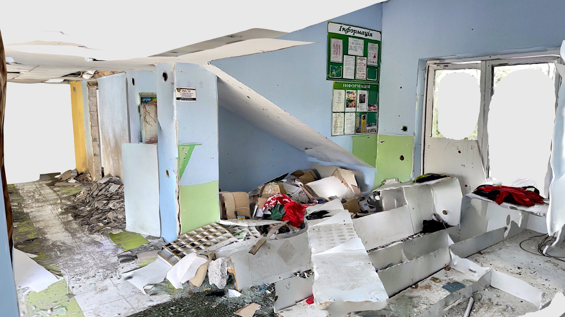 Destroyed soccer club interior - Download Free 3D model by yaro.pro ...