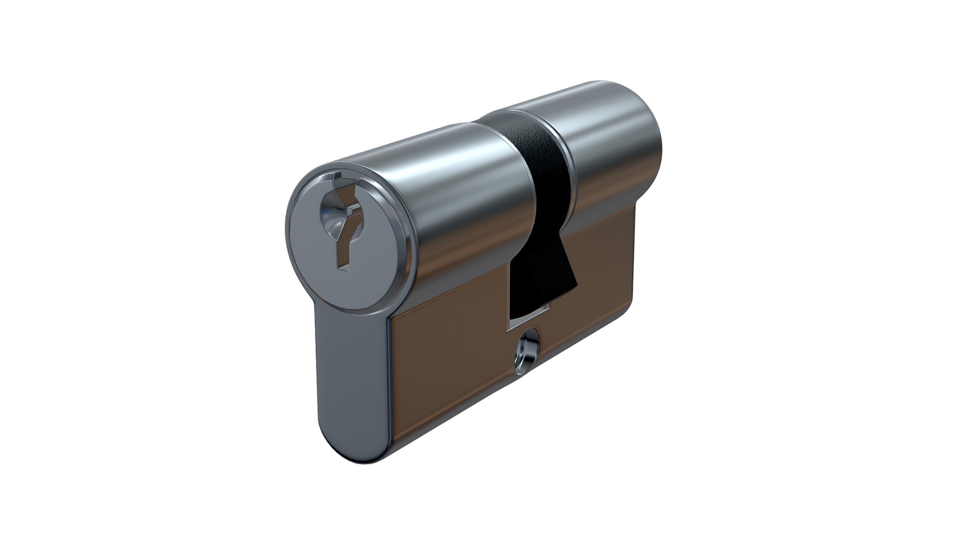 Euro Profile Cylinder Barrel Lock - Buy Royalty Free 3D model by ...