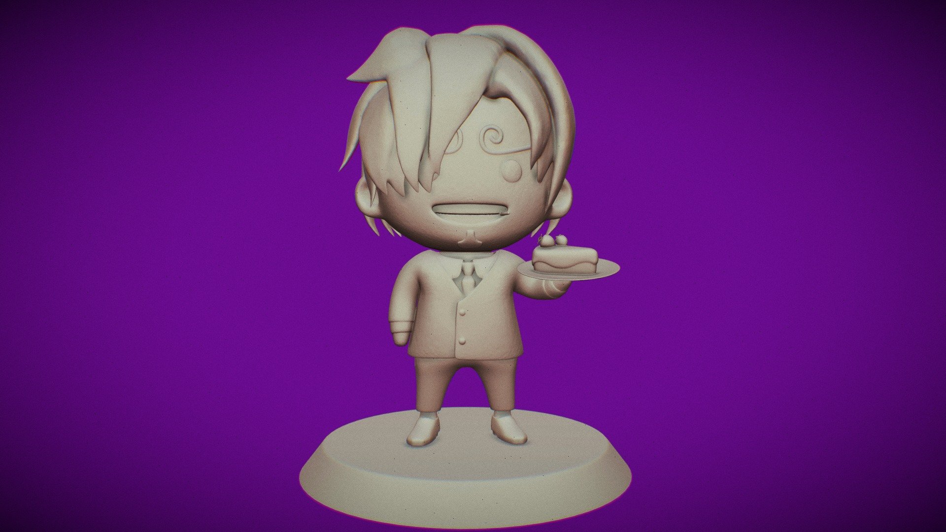 Sanji Chibi - One Piece - 3D model by DChacal 3D Prints ...