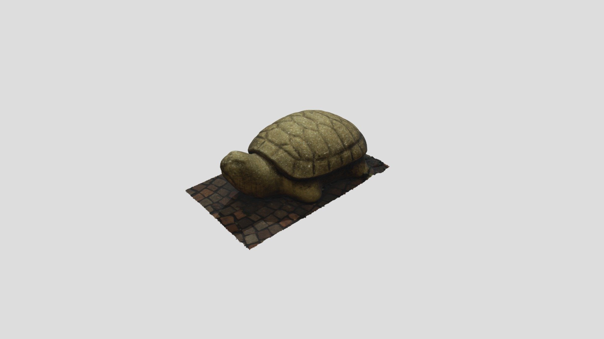 Sculpture of a turtle - Download Free 3D model by andreas.breitbach ...